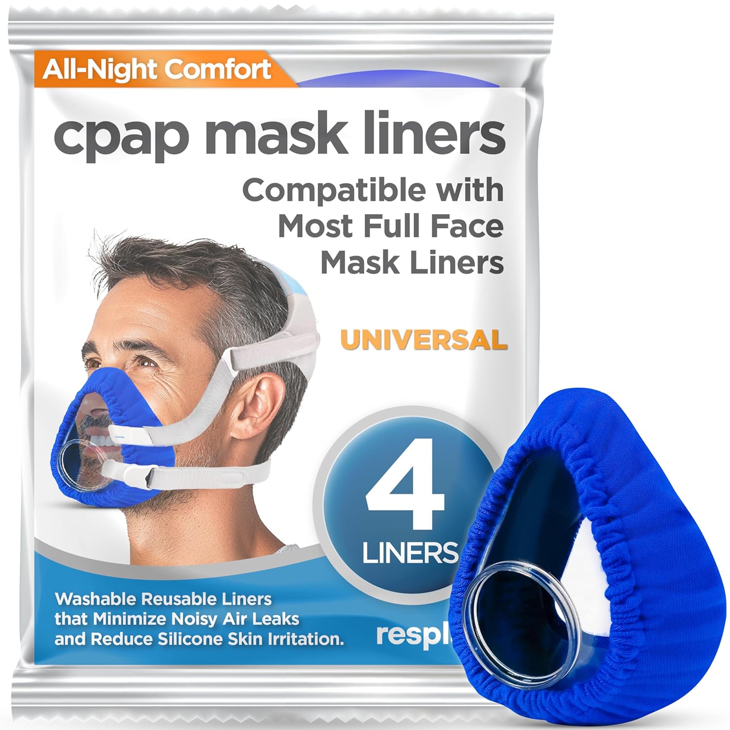 Amazon.com: resplabs CPAP Mask Liners - Compatible with Most Full Face ...