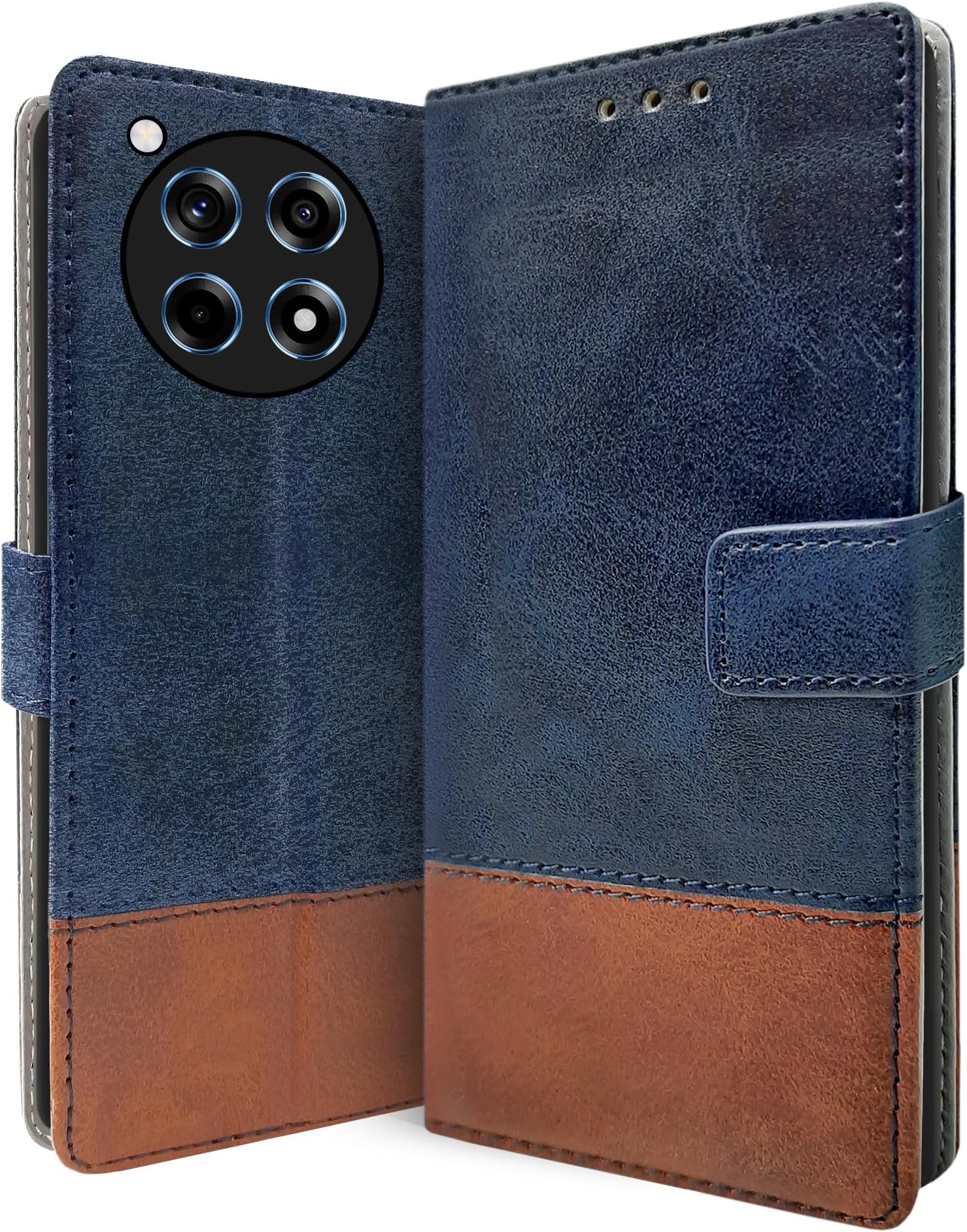 TheGiftKart Flip Back Cover Case for OnePlus 12R 5G | Dual-Color ...