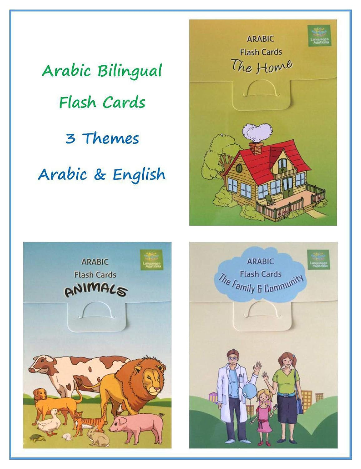 Amazon.com: Arabic e-Flash Cards: 75 Cards! 3 themes. Bilingual: The Home, Family & Community ...