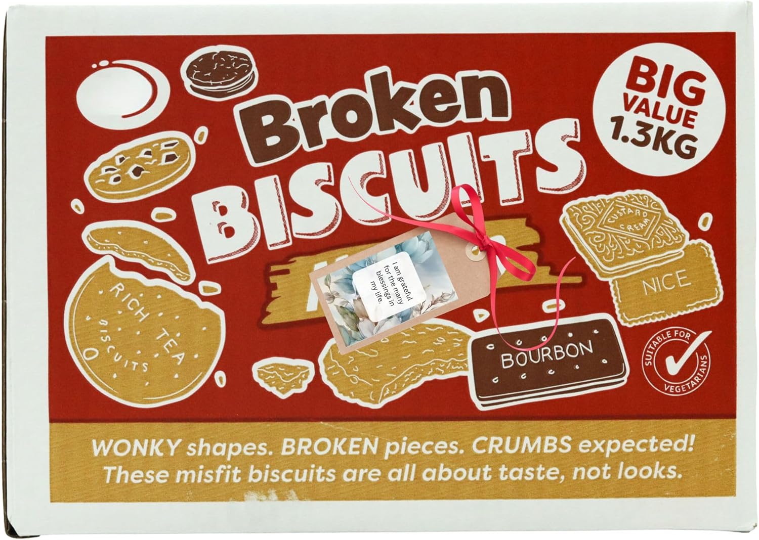 Assorted Broken Biscuits Value Pack 1.3kg - By Oerich Gift : Amazon.co ...