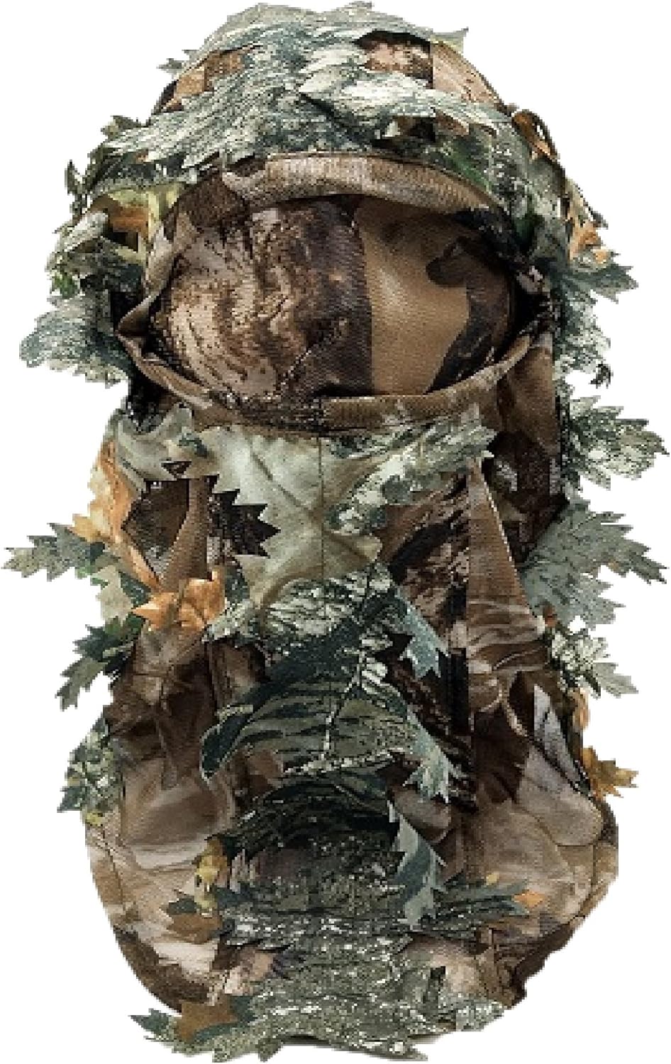 3D GHILLIE MASK FACE CAMO CAMOUFLAGE LEAVES WOODS PAINTBALL PIGEON ...
