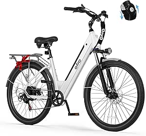Amazon.com : Qlife Cityone 2.0 Electric Bike for Adults,1000W Peak Motor 26" Ebike,Up to 28MPH ...