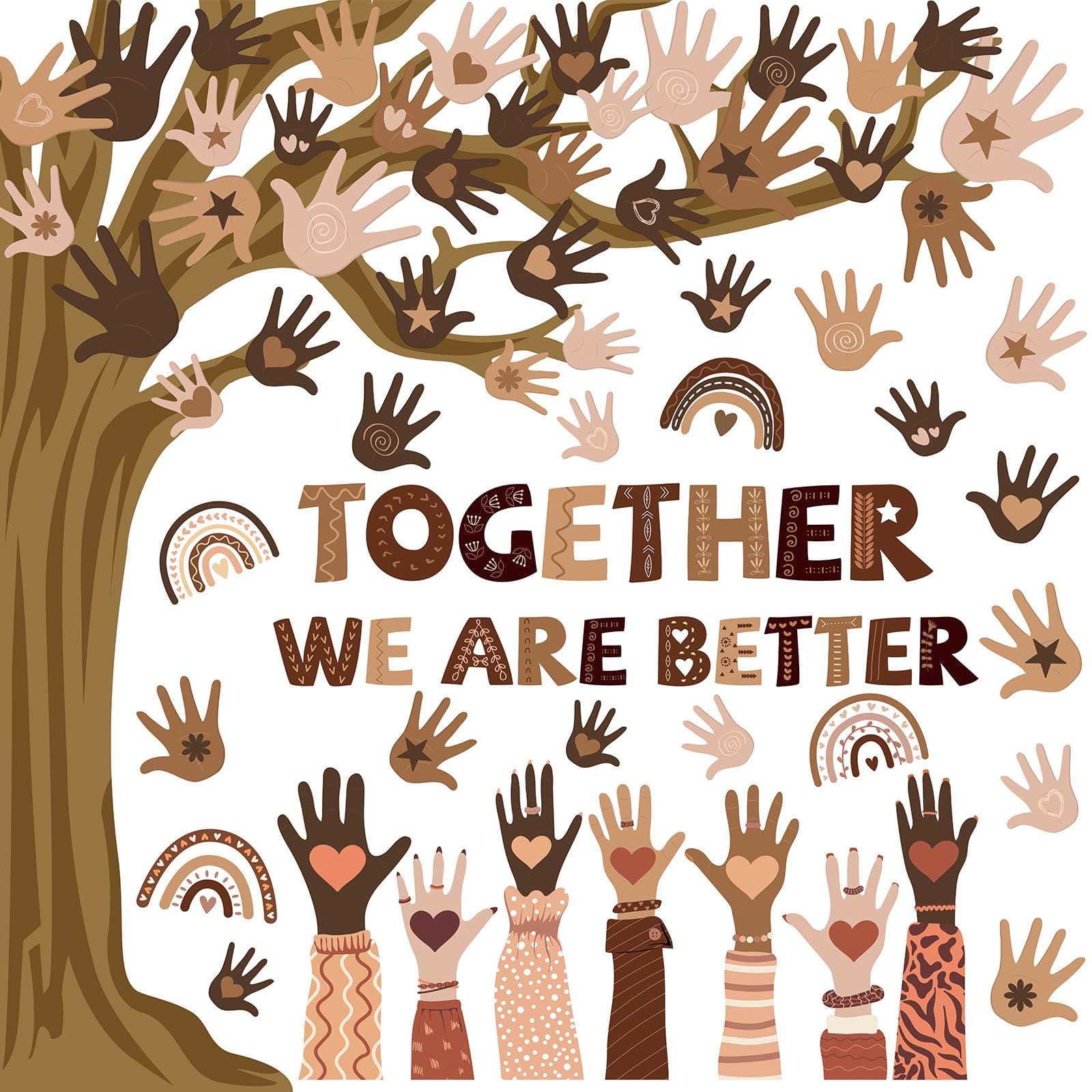 Snapklik.com : Pasimy Student Diversity Bulletin Board Sets Boho ...