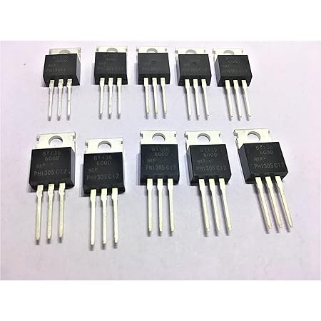 SM 10 pics BT136 600D TRIAC 600 Volt 4A : Amazon.in: Industrial & Scientific