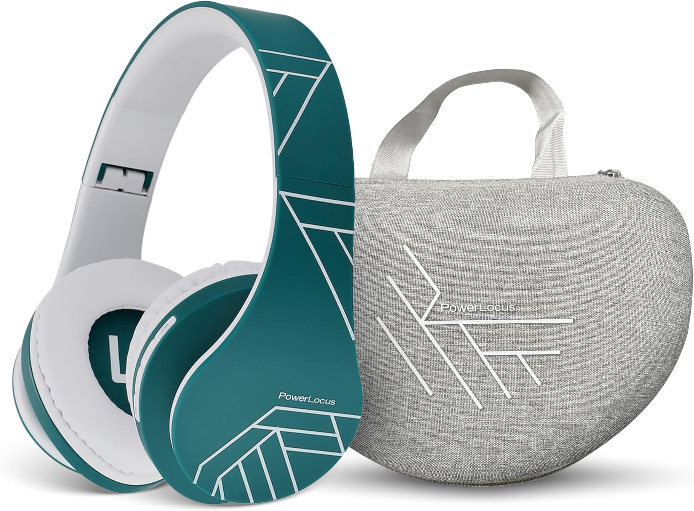 Amazon.com: PowerLocus Bluetooth Headphones Over Ear, Foldable ...