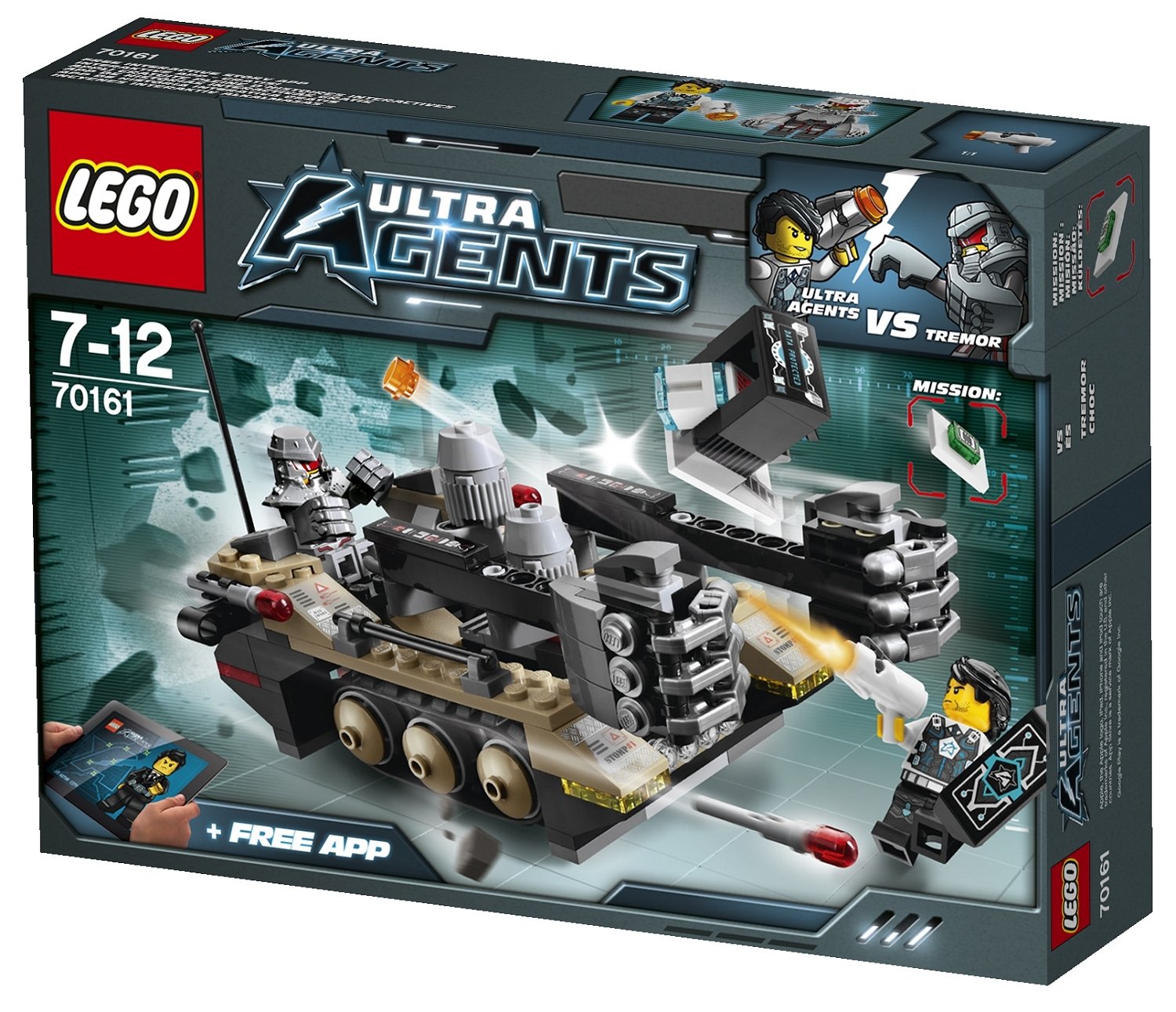 Lego Ultra Agents Tremor Track Infiltration