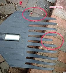 Amazon.com : Fiskars Shrub Rake - Lightweight Aluminum Gardening Tool ...