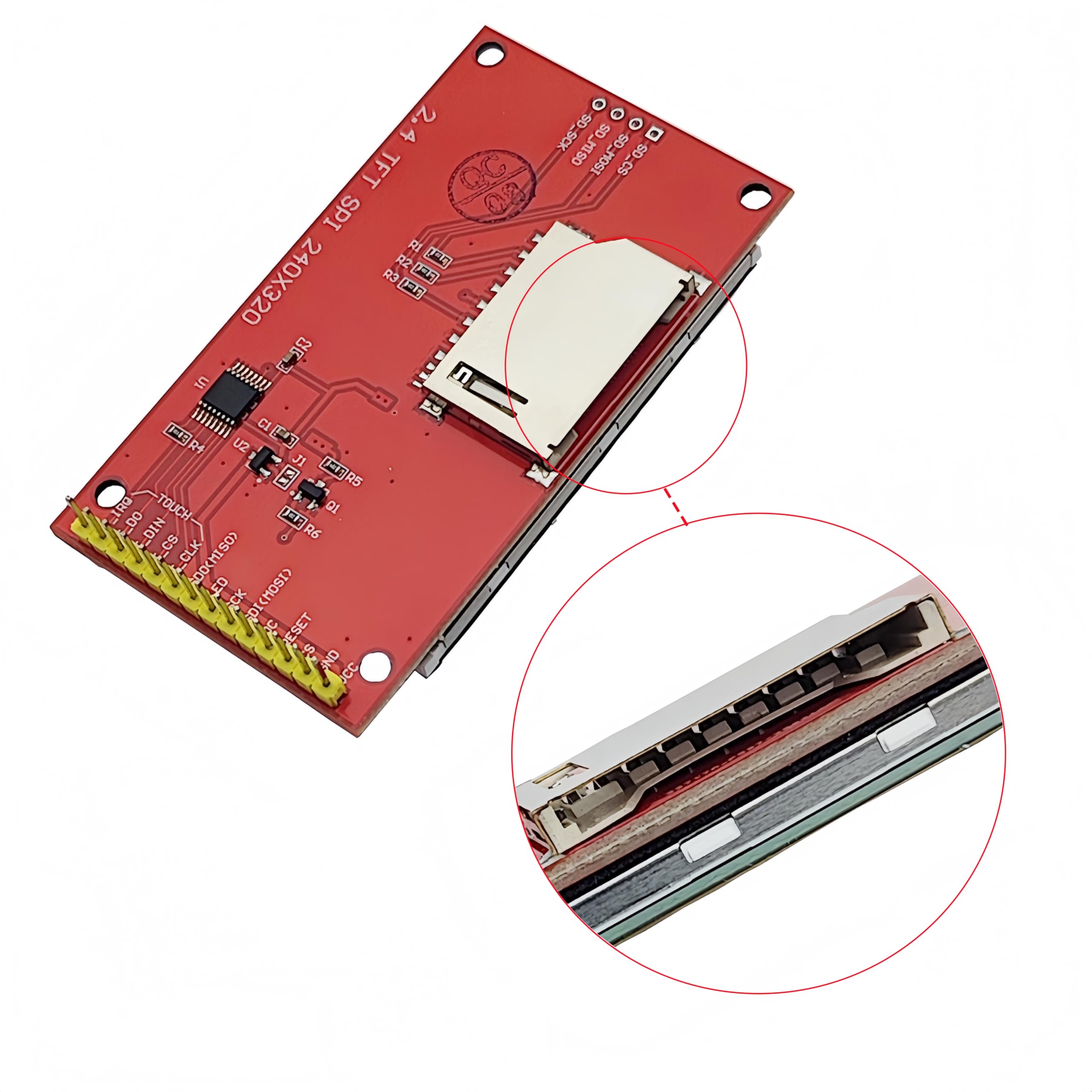 Snapklik.com : Haldzemo 2.4 Inch TFT LCD Module 320x240 SPI Serial ...