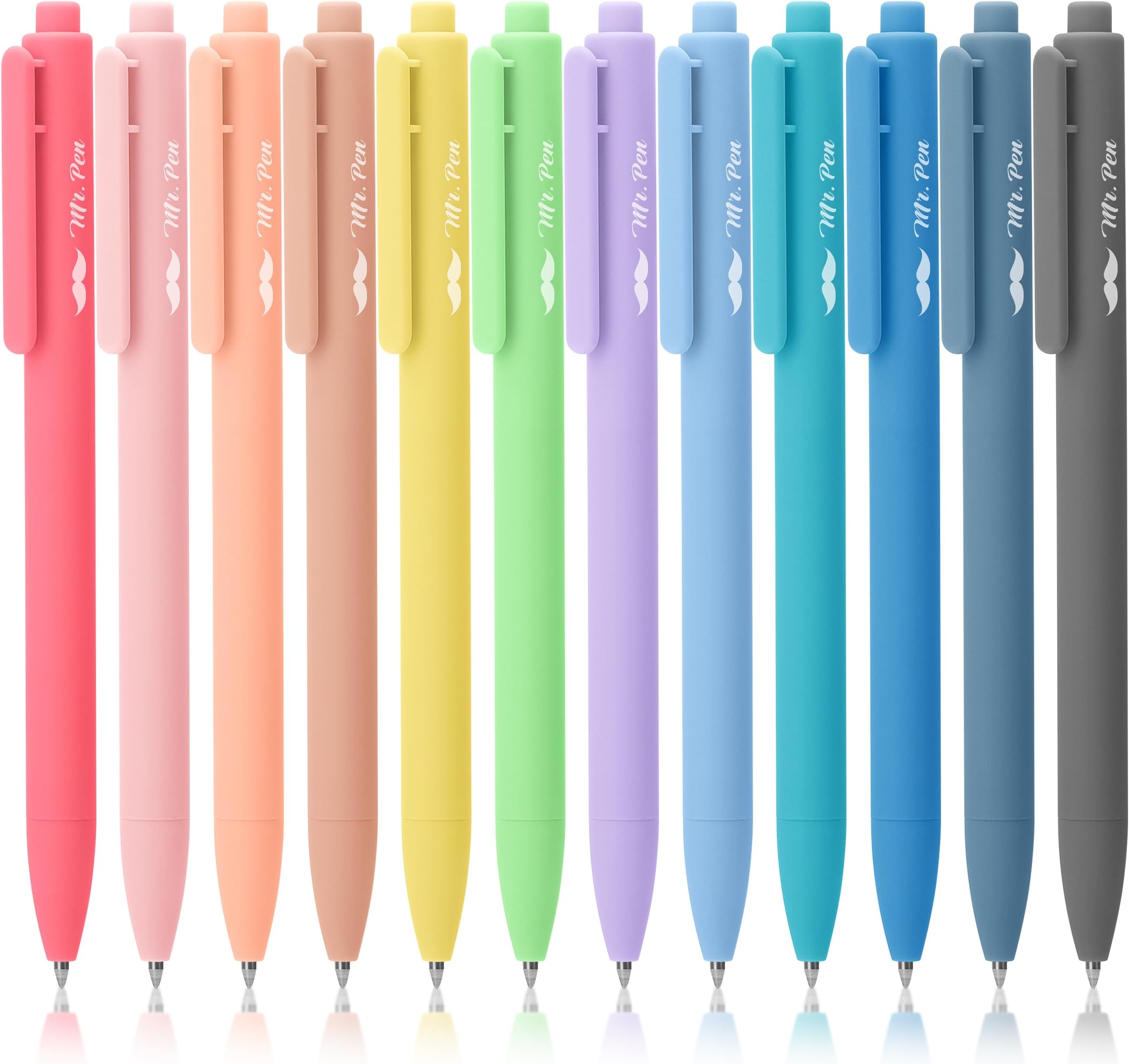 Amazon.com: Mr. Pen- Retractable Gel Pens, 12 Pack, Fast Dry, Gel Pens ...