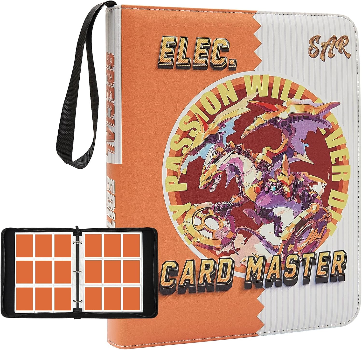 Amazon.com: High Grade Trading Card Binder for Collectors 900 Pockets ...