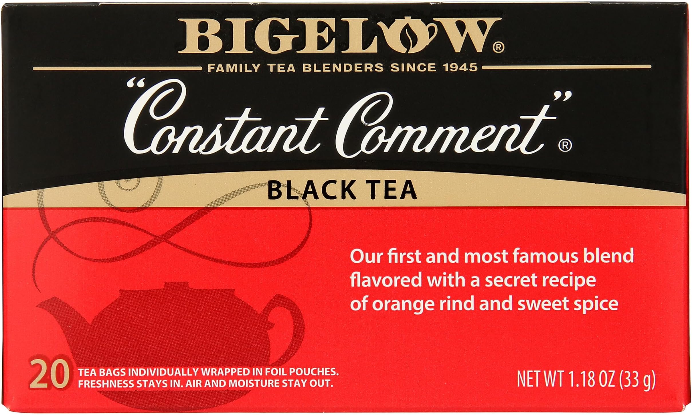 Amazon.com: Bigelow, Constant Comment Tea (Caffeinated), 20 Count