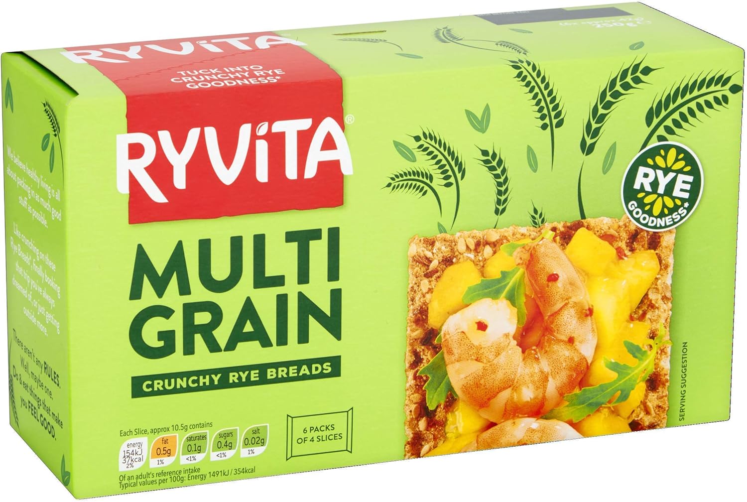 Ryvita Multigrain Crispbread, 250g : Amazon.co.uk: Grocery