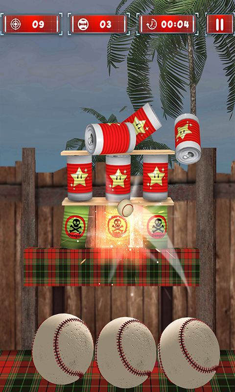 Game Knock The Cans Christmas Can Toss Game | Oriental Trading
