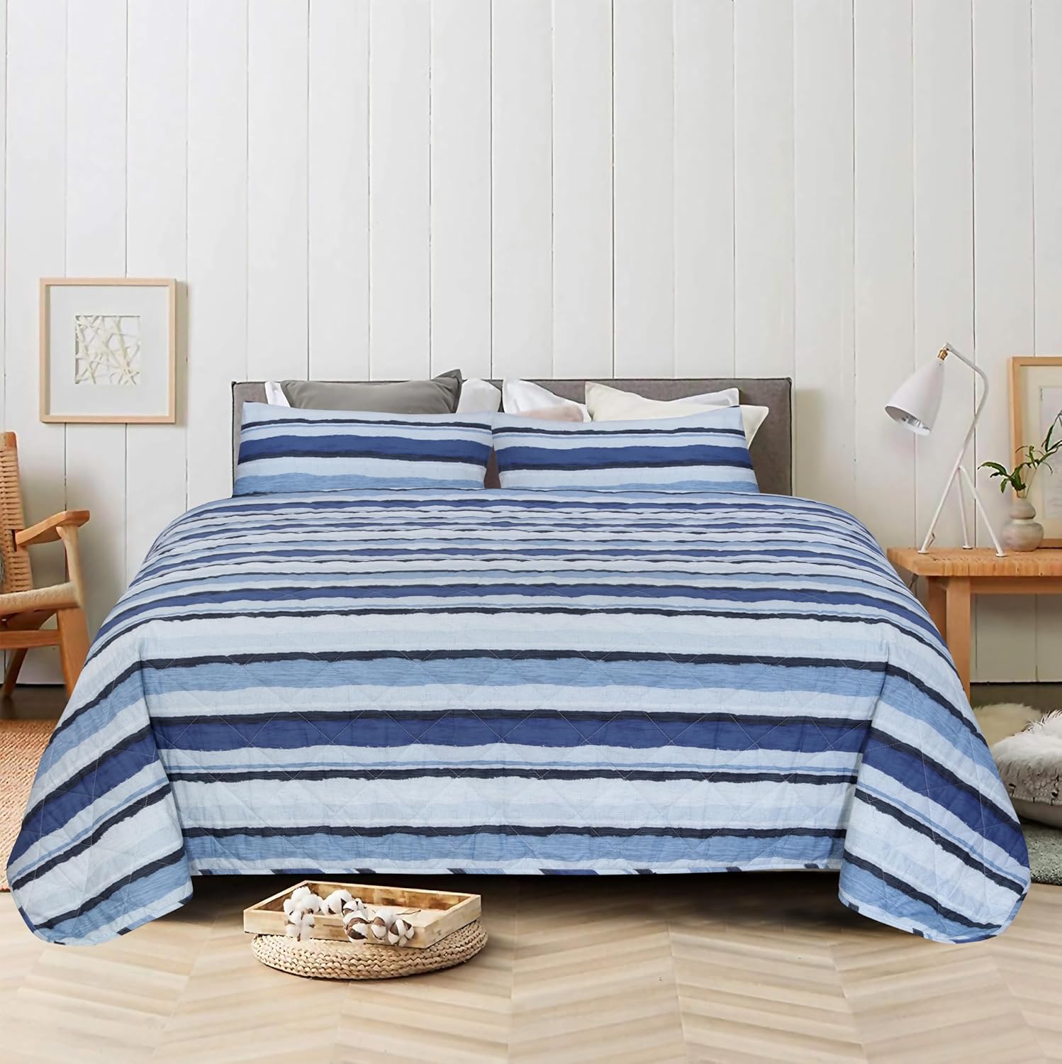Amsons Bedding Comforter Sets – 100% Cotton Lightweight Summer ...