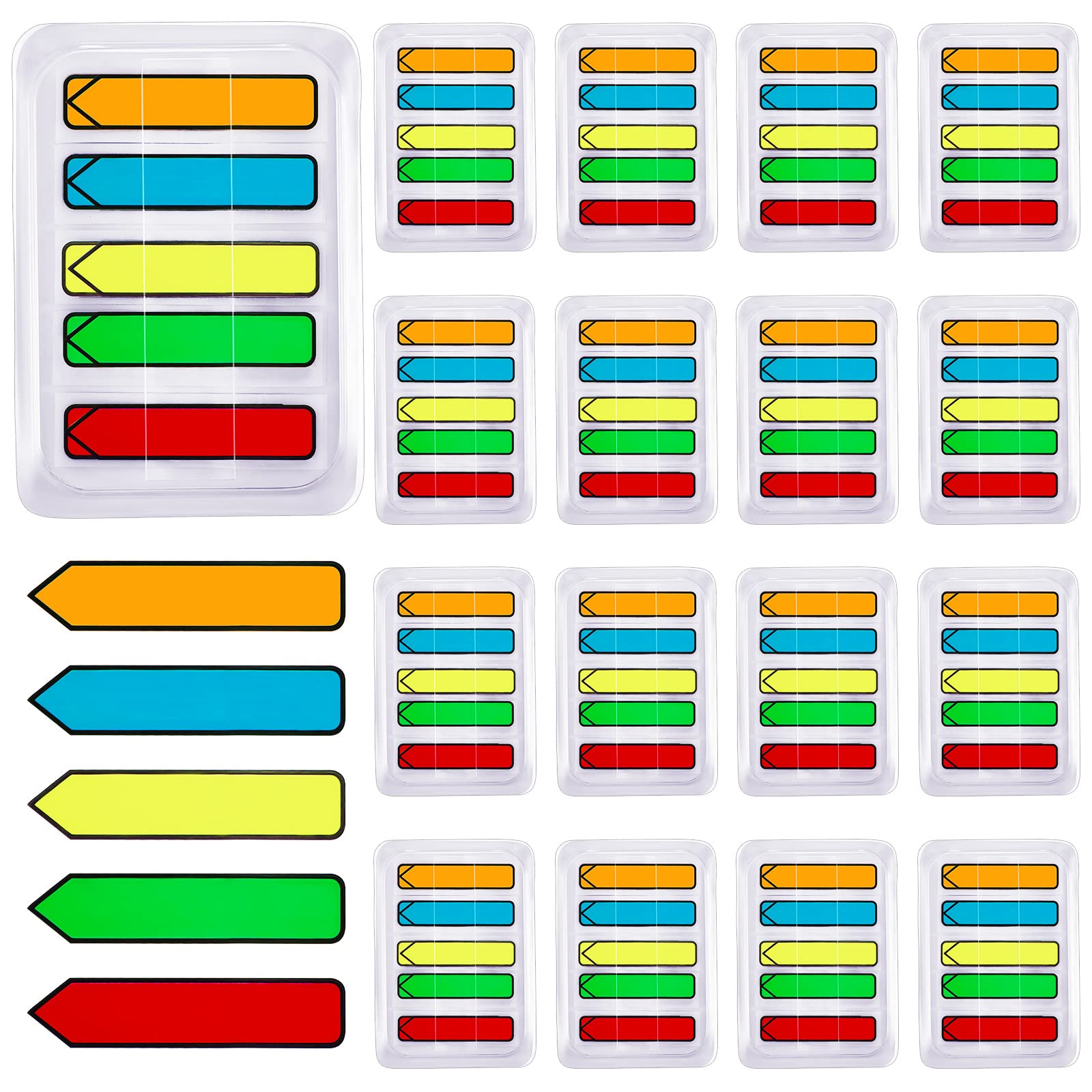 Amazon.com : Teling 2000 Pcs Arrow Flags Arrow Tabs Flags Sign Here ...