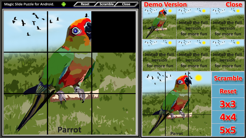 Magic Slide Puzzle - Free - App on Amazon Appstore