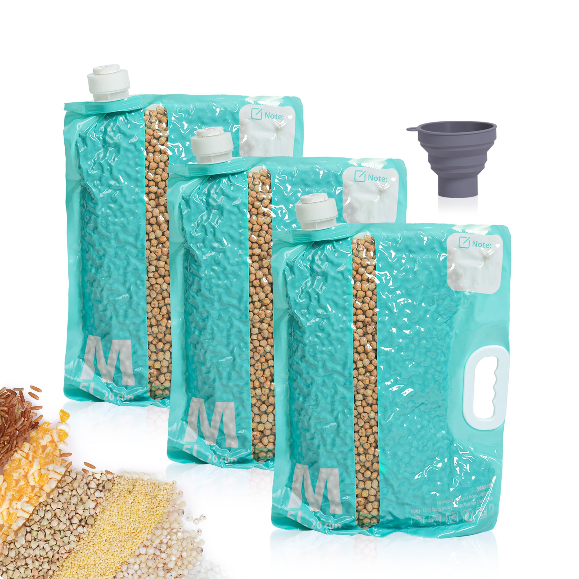 Amazon.com: Food Storage Sealer Vacuum Bag, Stand Up Food Storage ...