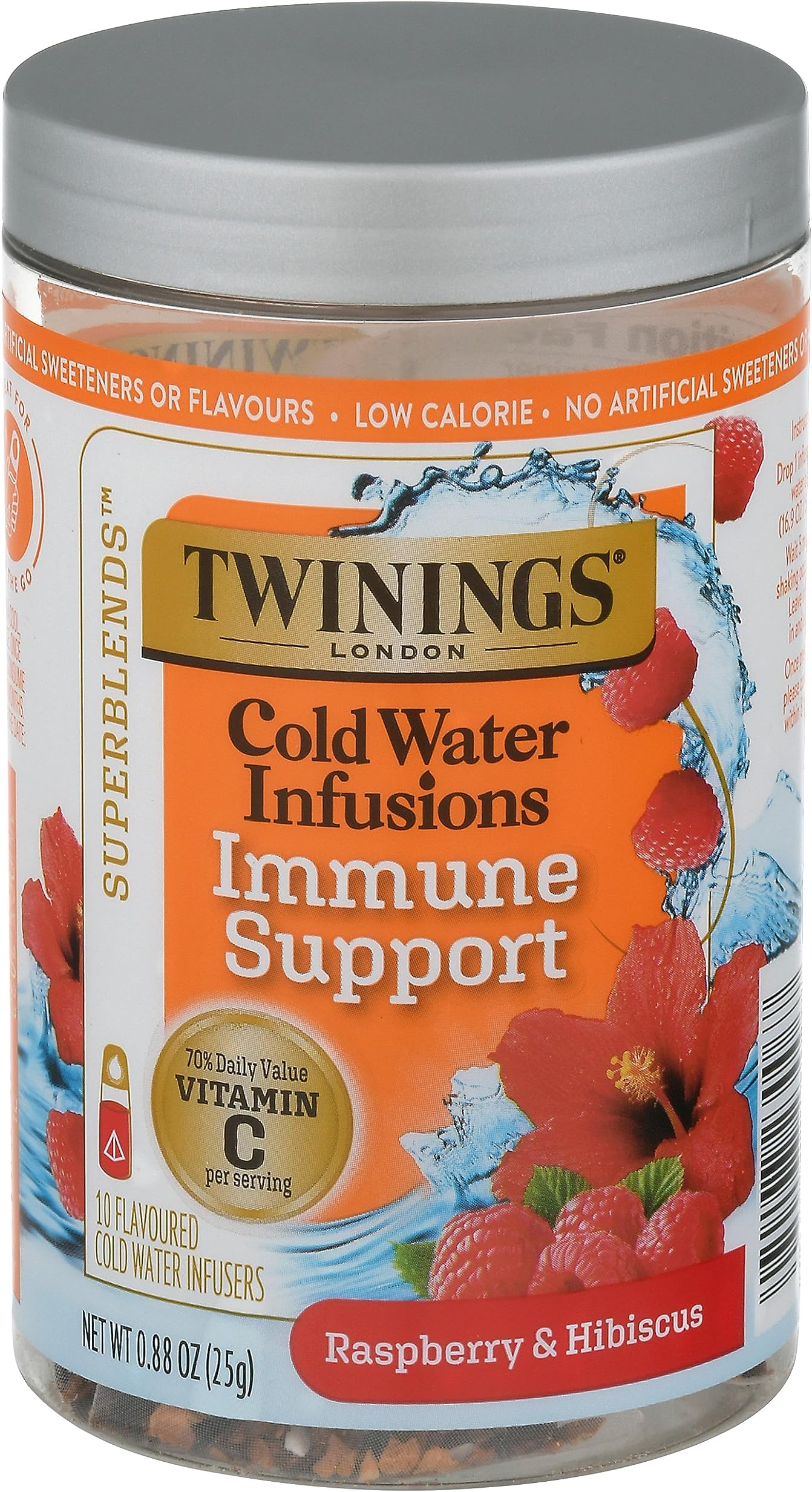 Amazon.com : Twinings Cold In'Fuse For Water Bottles - Rose Lemonade ...