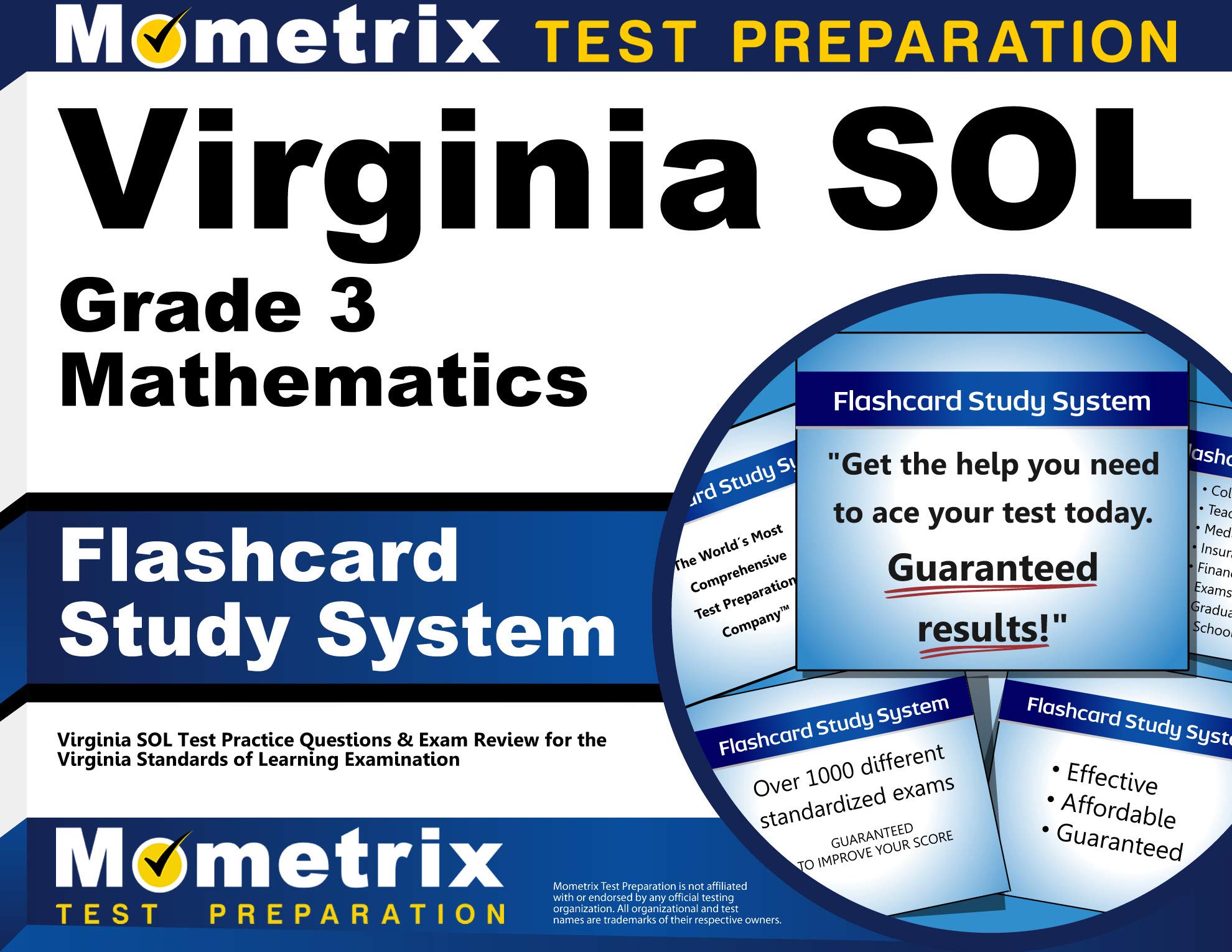 Amazon.com: Virginia SOL Grade 3 Mathematics Flashcard Study System ...
