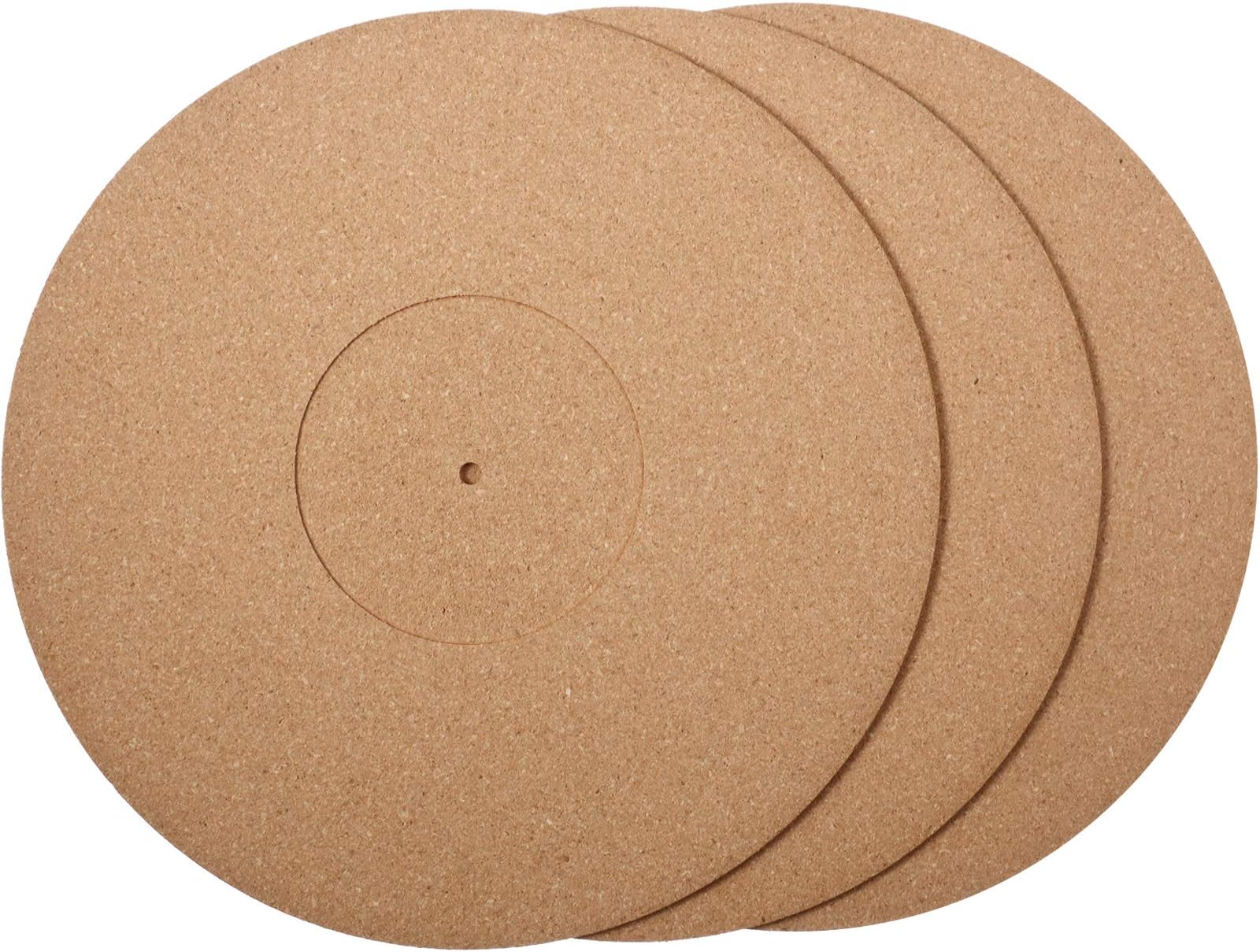 Amazon.com: Outus 3 Pieces Cork Turntable Mats in 12 Inch x 3 mm ...