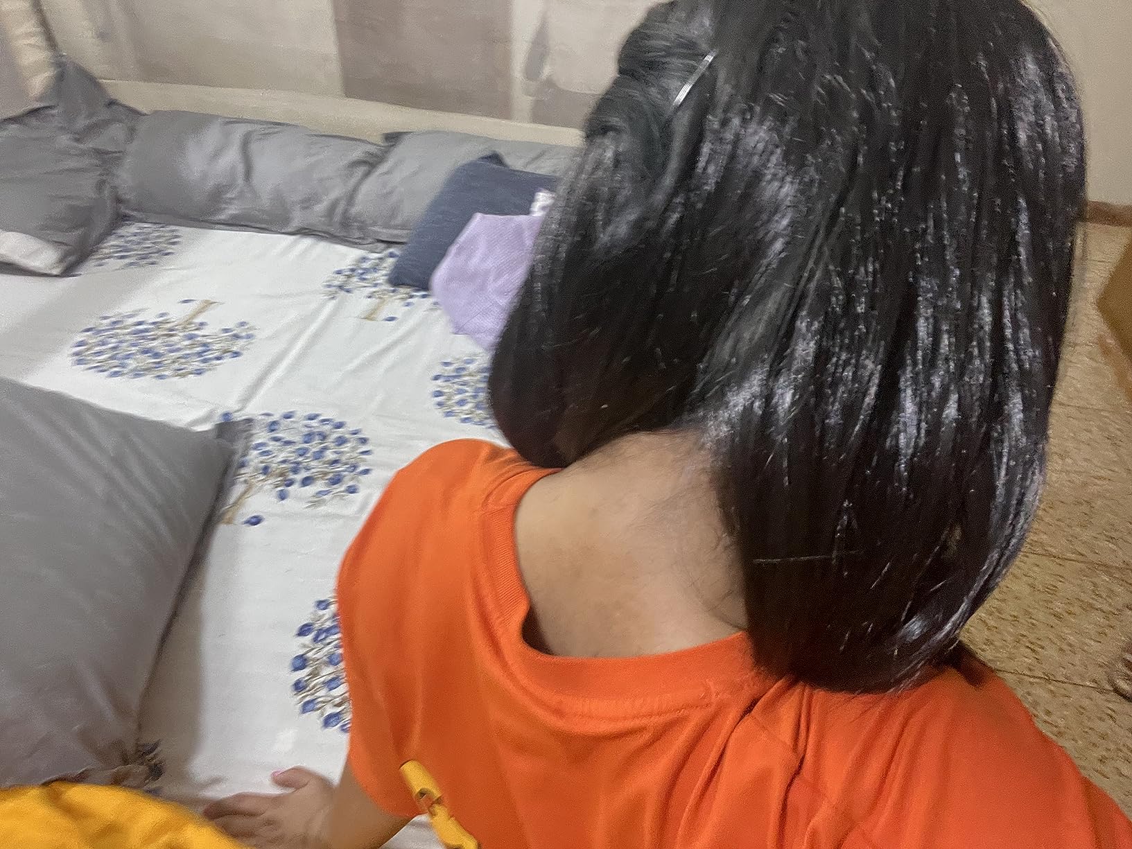 Sheetal Traders Women's Full Head Wig - Shoulder Straight Length ...