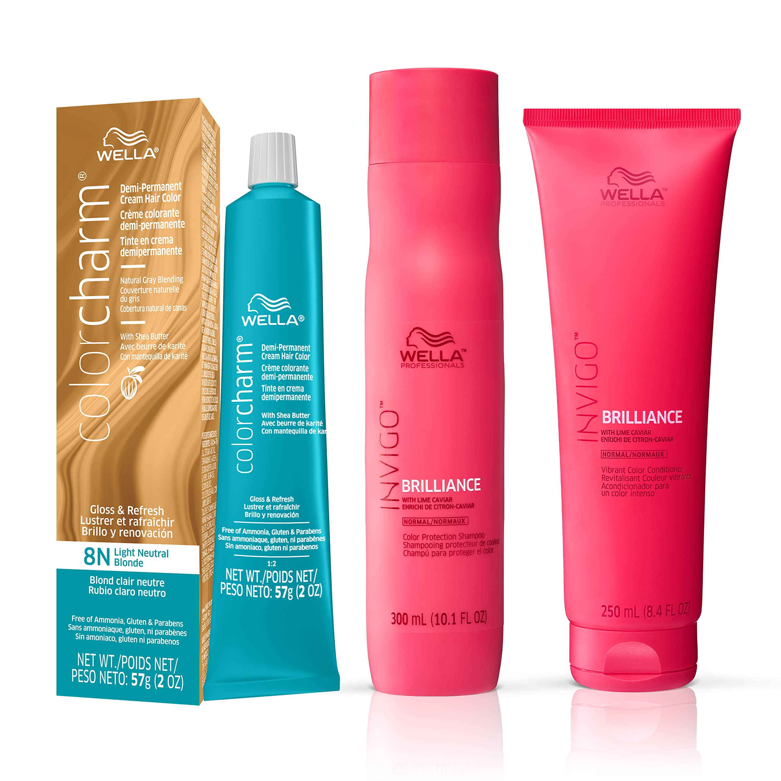 Amazon.com: WELLA Color Charm Invigo Brilliance Color Protection ...
