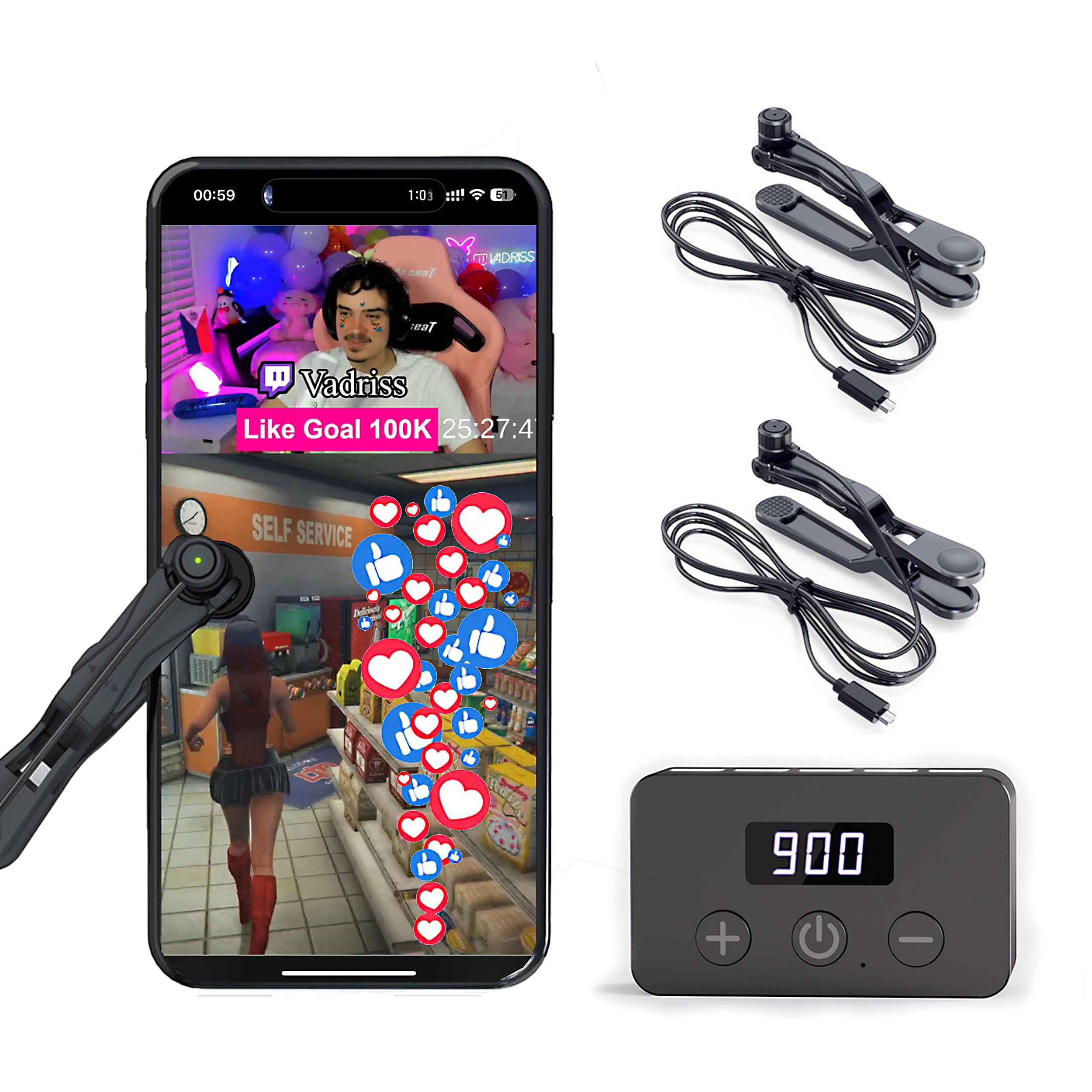 Amazon.com: BlissKiss Auto Clicker, Adjustable Click Speed, Max 50 ...