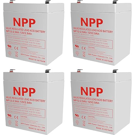 Amazon.com: 12V 2.9Ah F1 - Vision CP1229 New Battery by ...