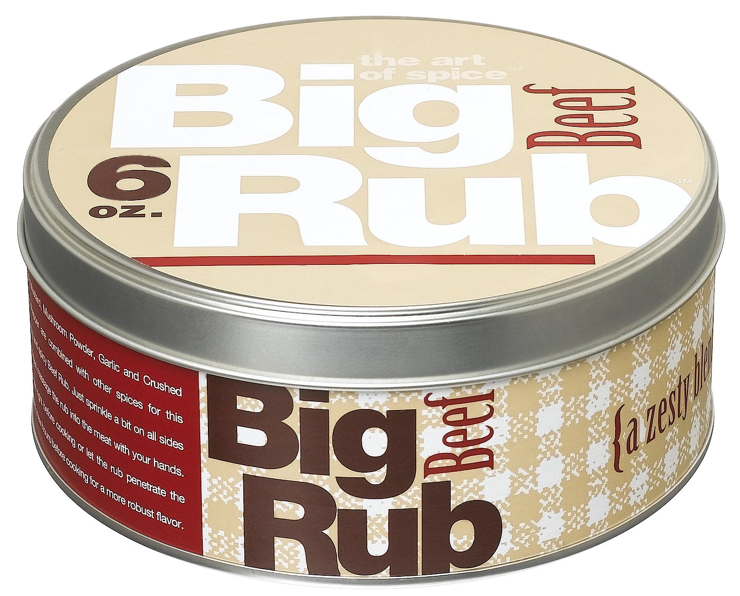 Amazon.com : Urban Accents Big Beef Rub, 6.0-Ounce Tins (Pack of 6 ...