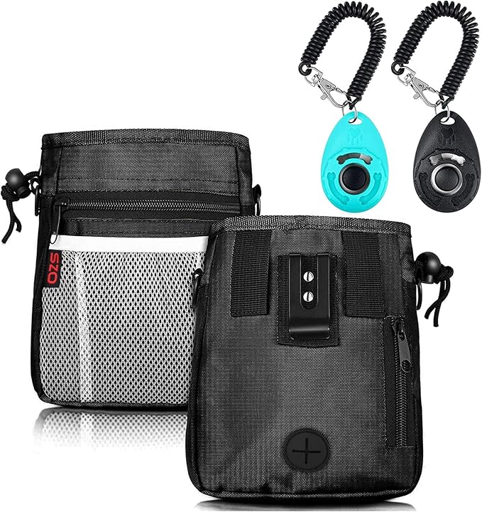 Amazon.com : Dog Treat Pouch - 3 Ways to Wear Treat Pouches for Pet ...