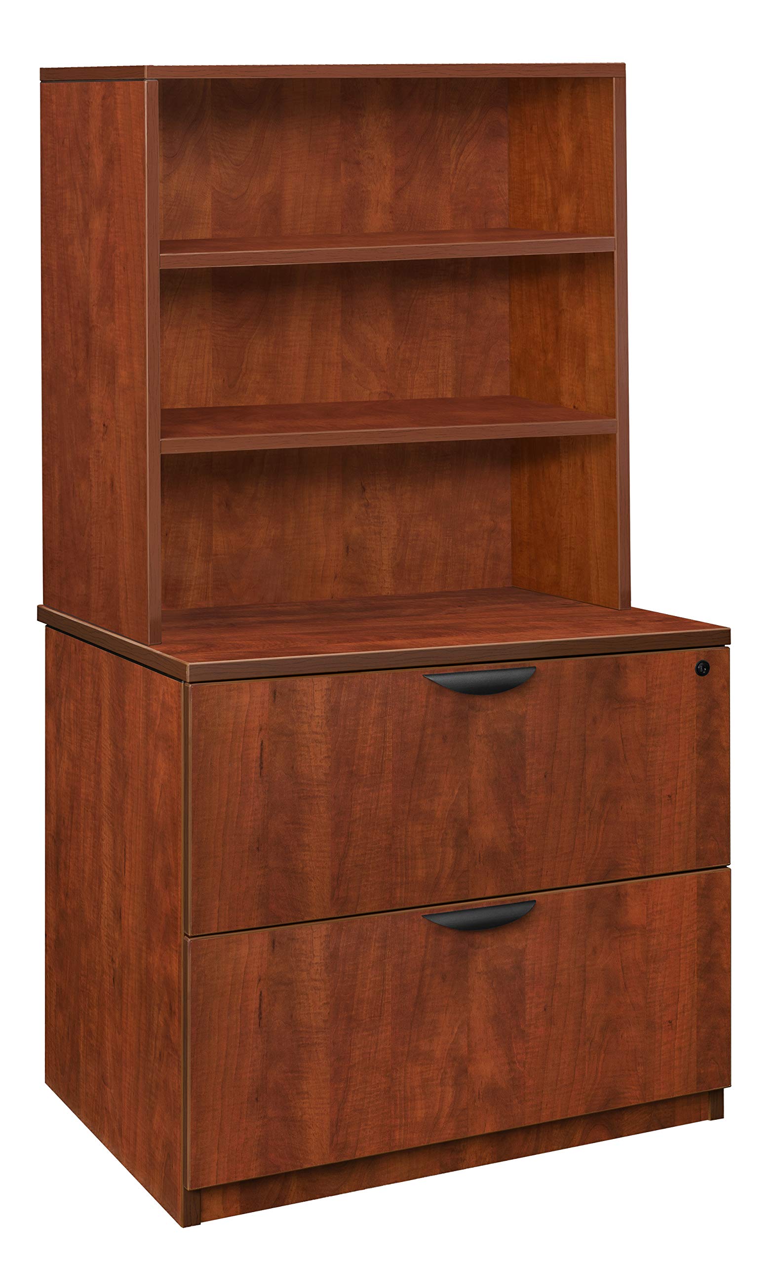 File Cabinet With Hutch Bush Furniture Cabot L Shaped Desk With Hutch