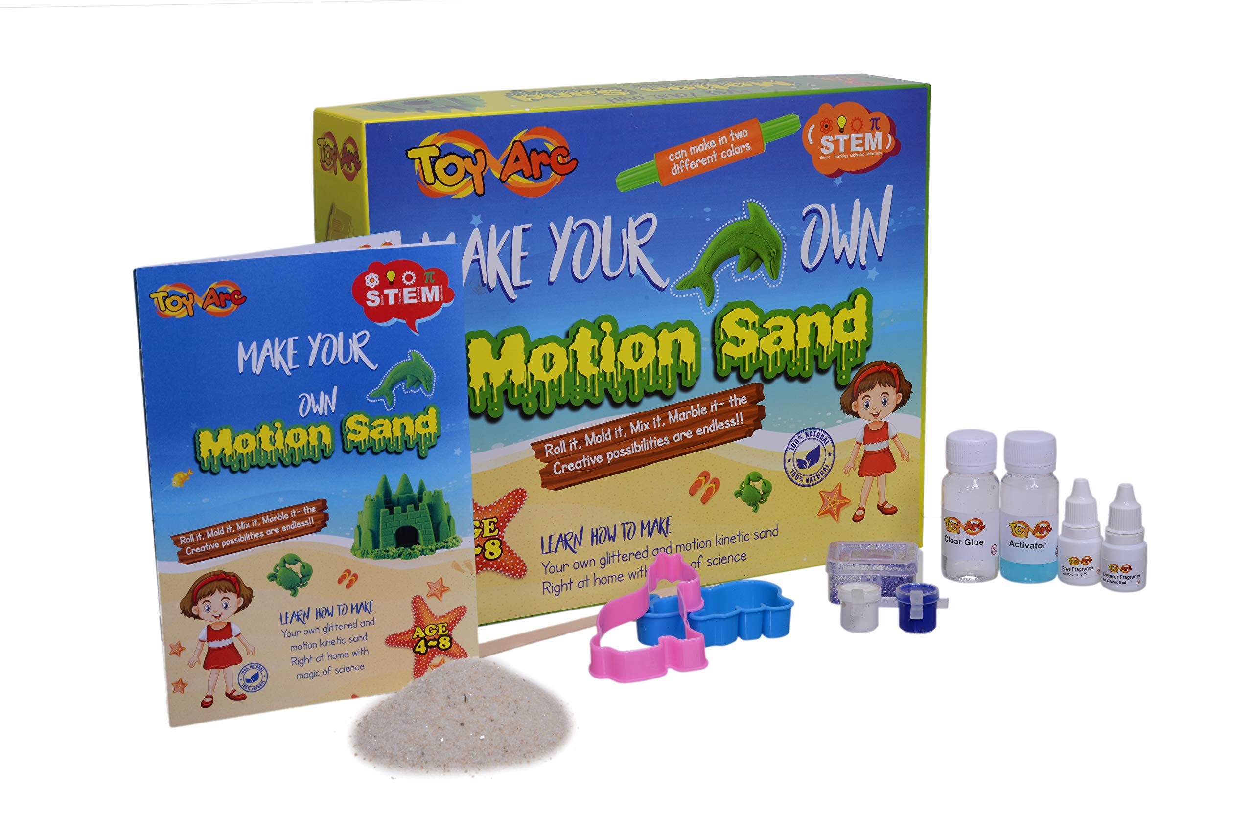 Buy Make Your Own Motion Sand Make 2 3 Types Of Sand I ToyArc I STEM Buy Make Your Own Motion Sand Make 2 3 Types Of Sand I ToyArc I STEM