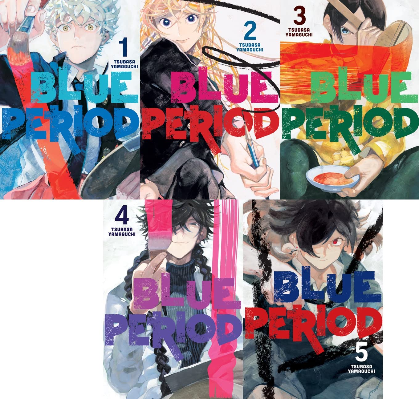 Blue Period Collection Set 1 (Vol 1-5) by Tsubasa Yamaguchi: Tsubasa ...
