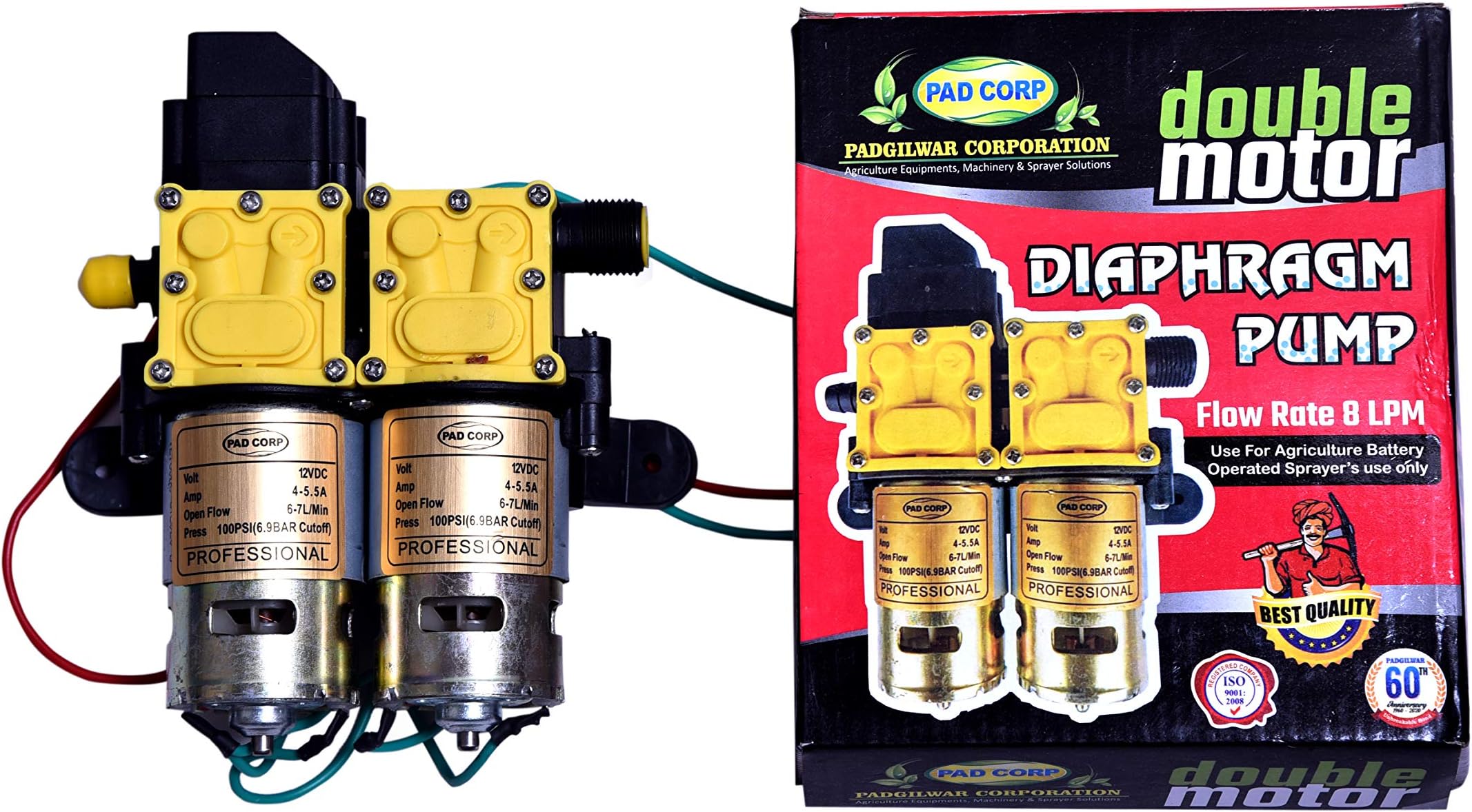 Fieldstar Heavy Duty Battery Sprayer Motor 12V : Amazon.in: Garden ...