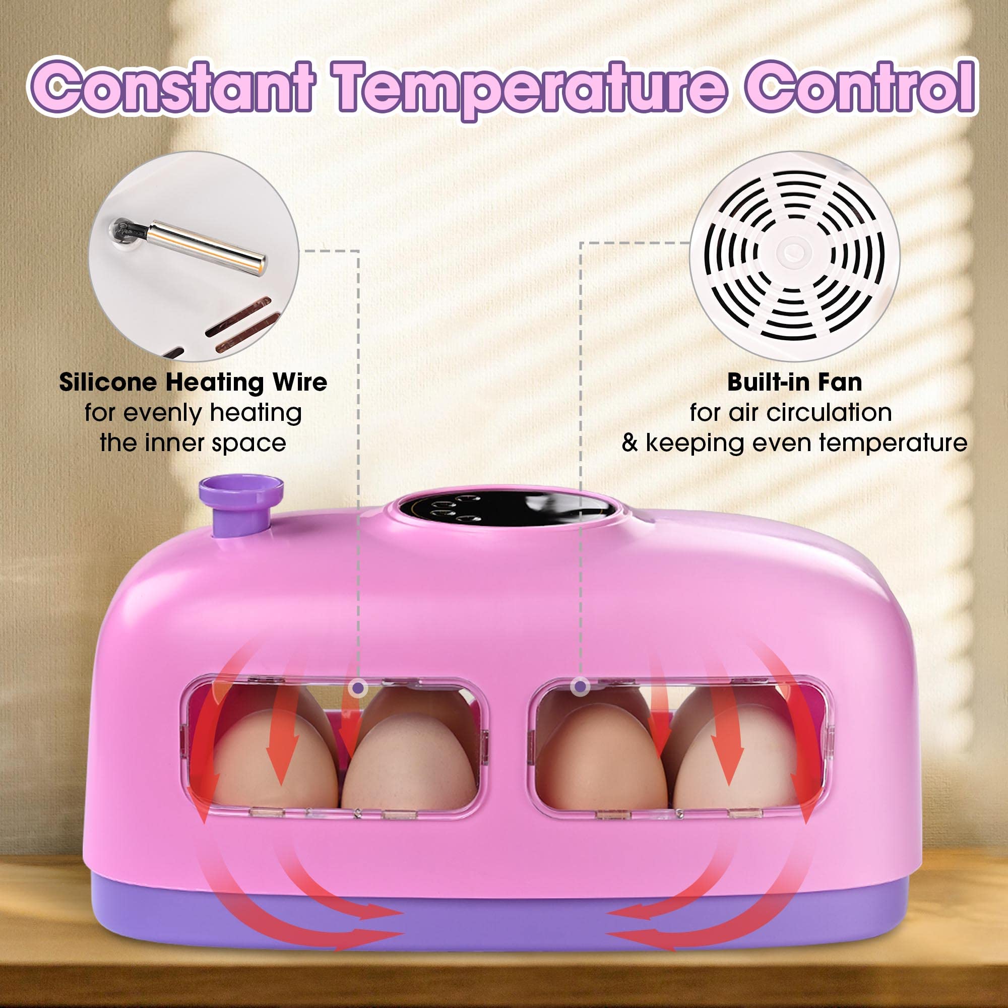 Snapklik.com : 8 Egg Incubator Digital Poultry Hatcher Humidity ...