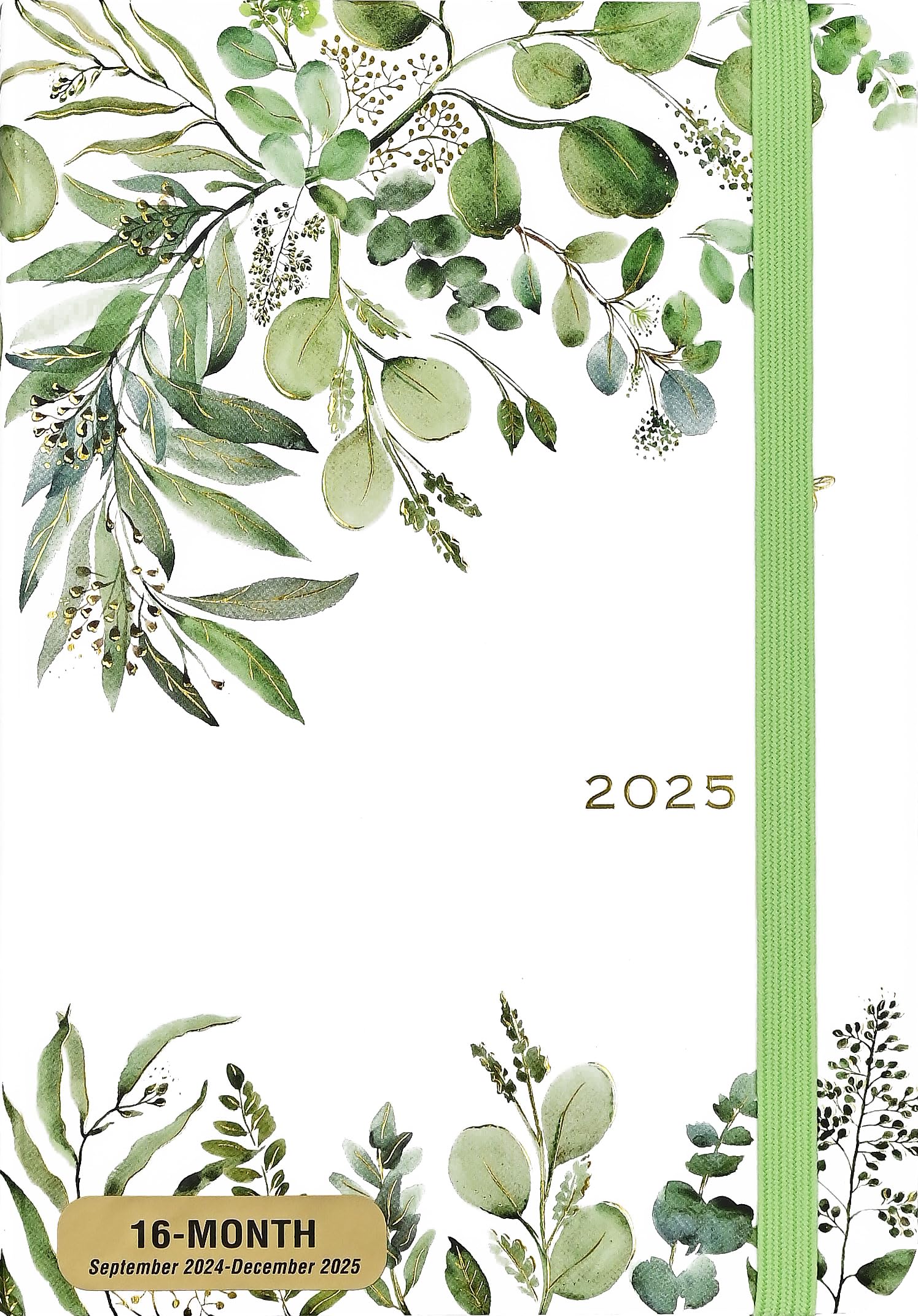 2025 Eucalyptus Weekly Planner (16 months, Sept 2024 to Dec 2025 ...