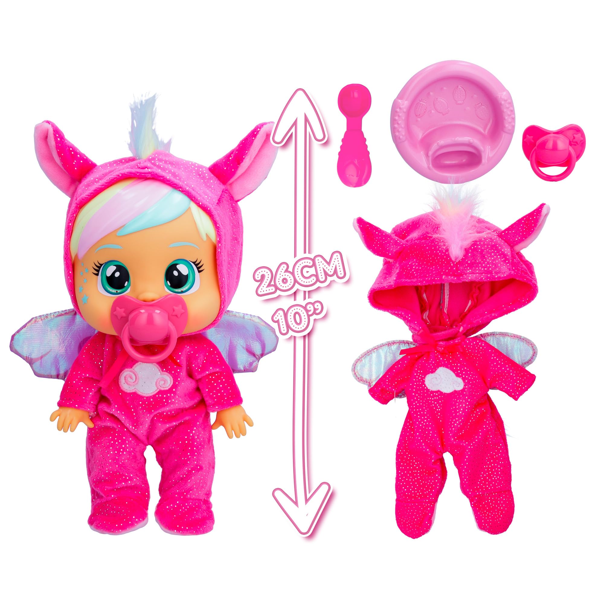 Cry Babies Loving Care Fantasy Hannah | Baby doll that cries Real tears ...