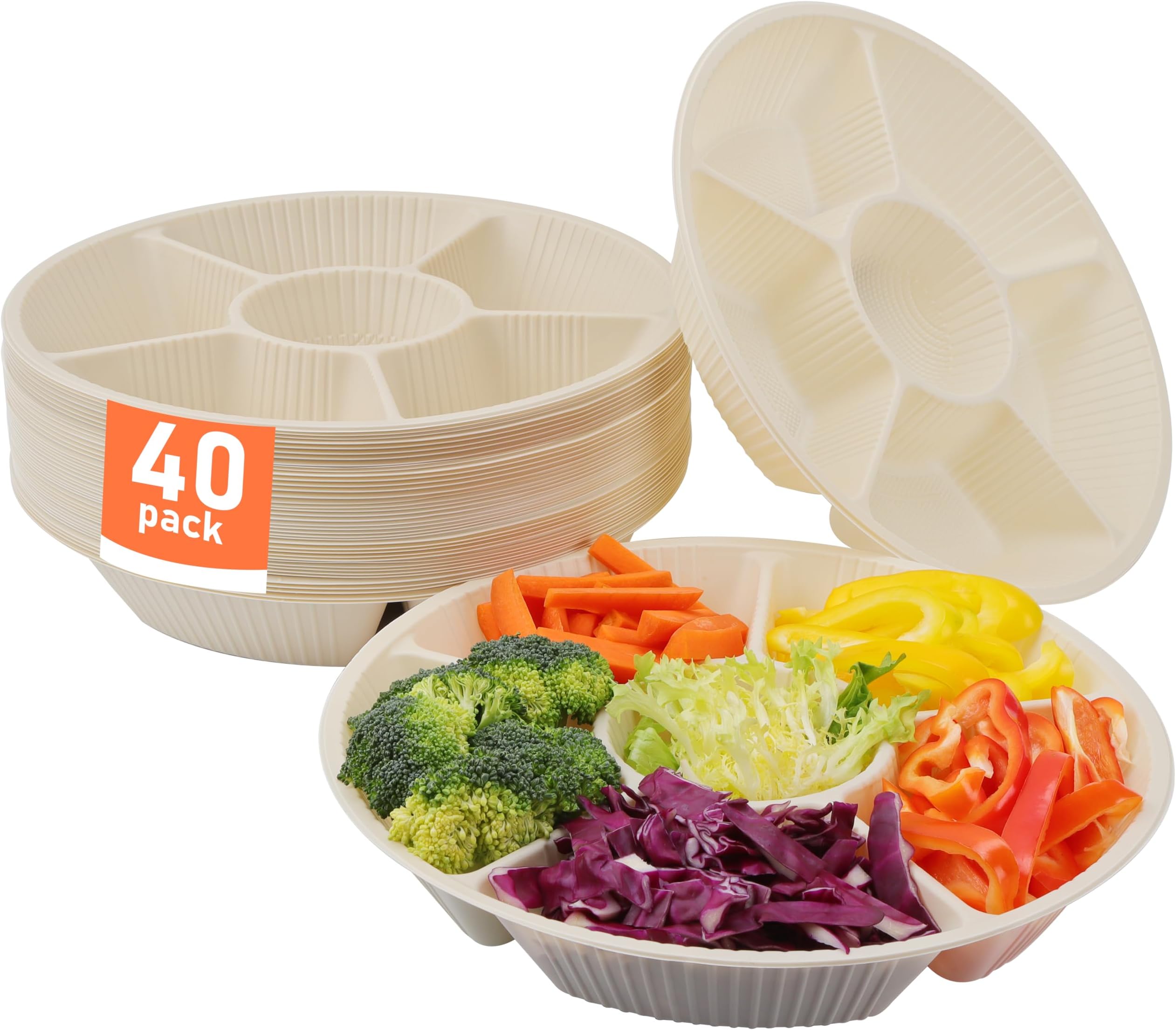 Amazon.com | Blushtier 2 Pieces Chip and Dip Serving Set Melamine ...