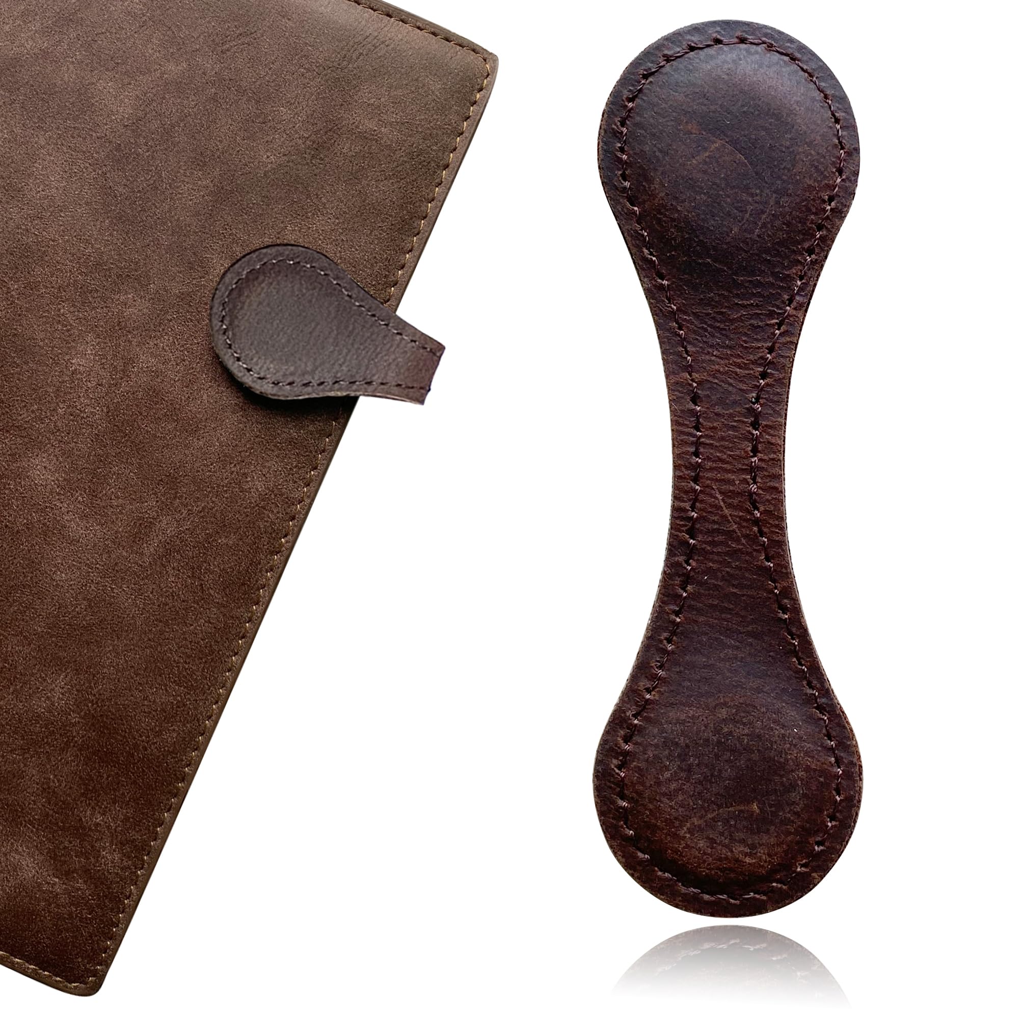 Amazon.com: Magnetic Leather Bookmarks, Magnetic Bookmarks, Genuine ...