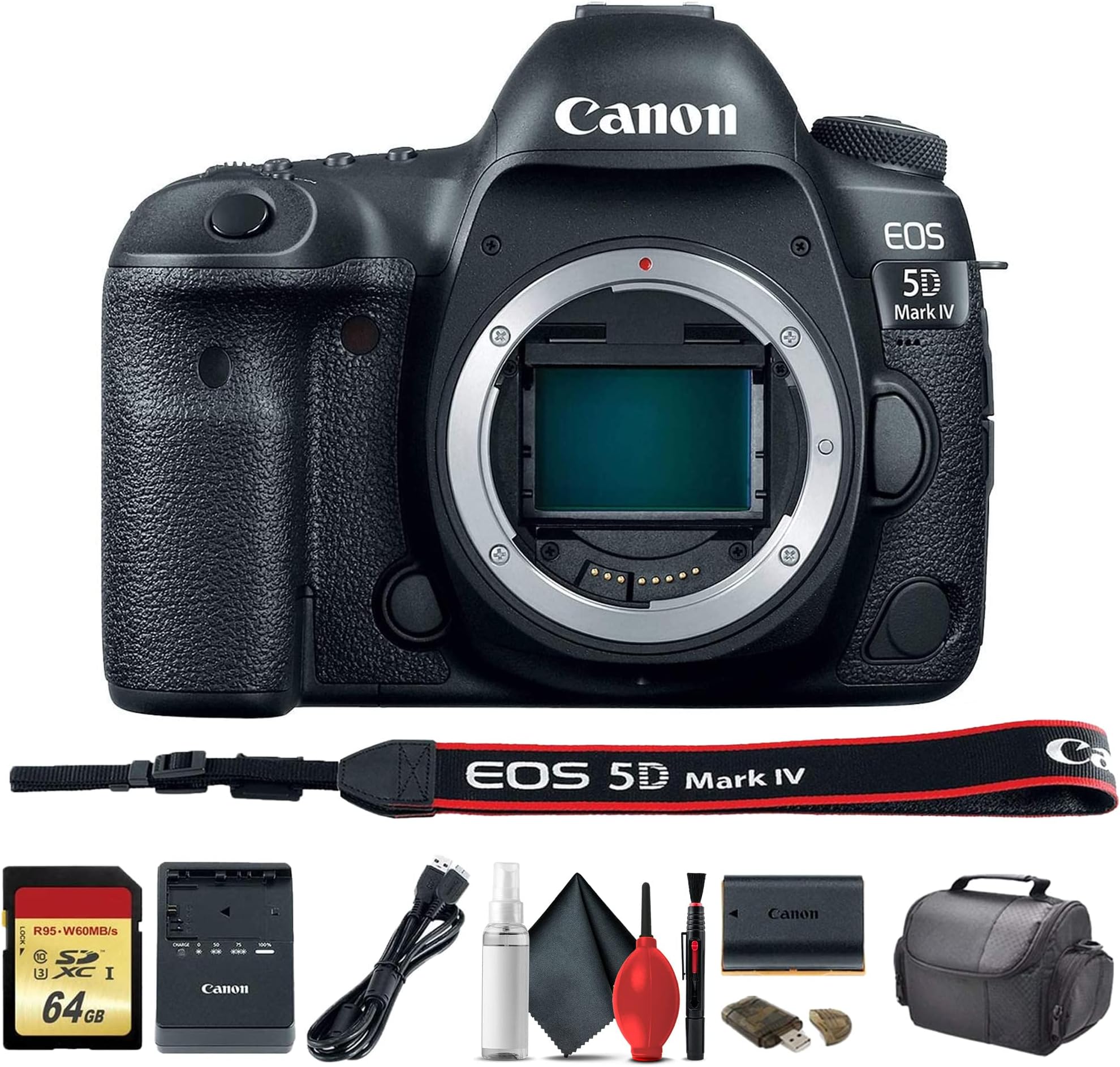 Amazon.com : Canon EOS 5D Mark IV Full Frame Digital SLR Camera Body ...