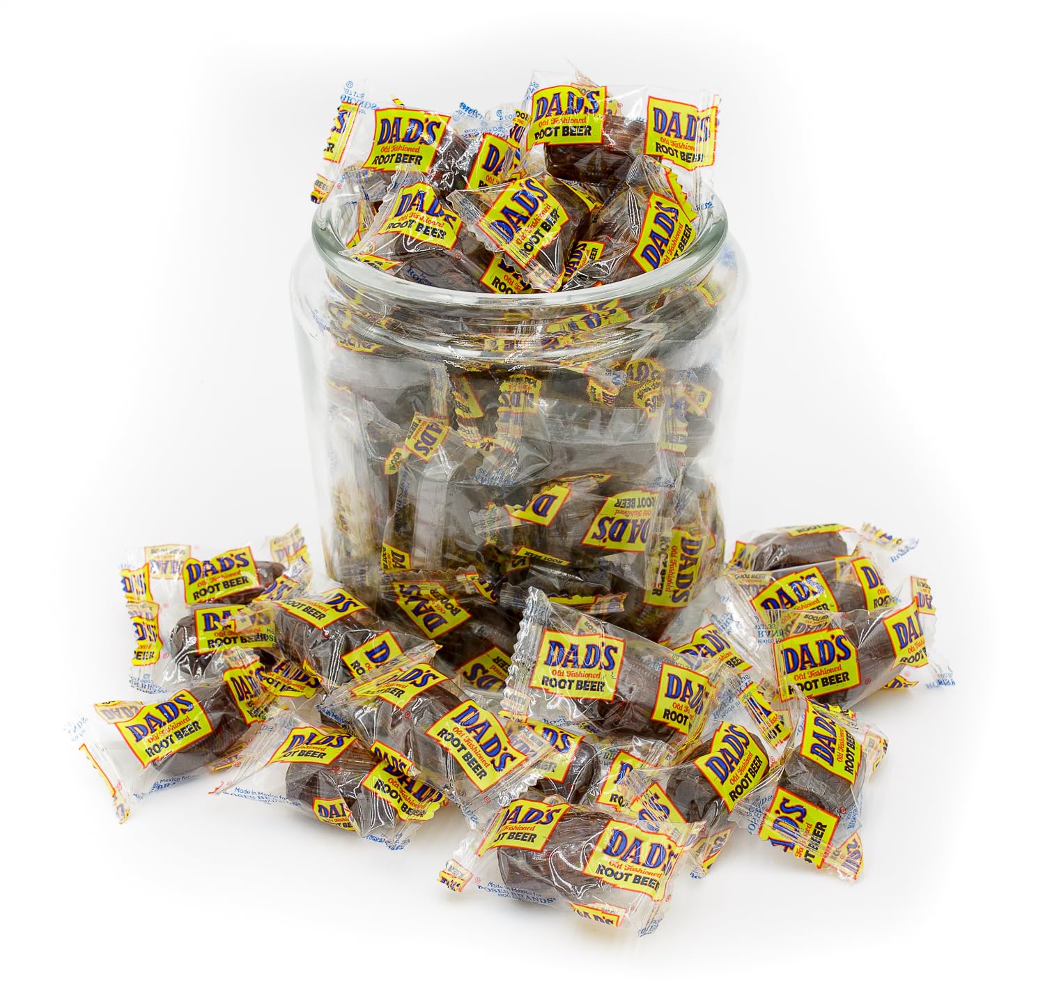 Snapklik.com : DADS ROOT BEER BARRELS Hard Candy 5 Lb Bulk Caramels Bag