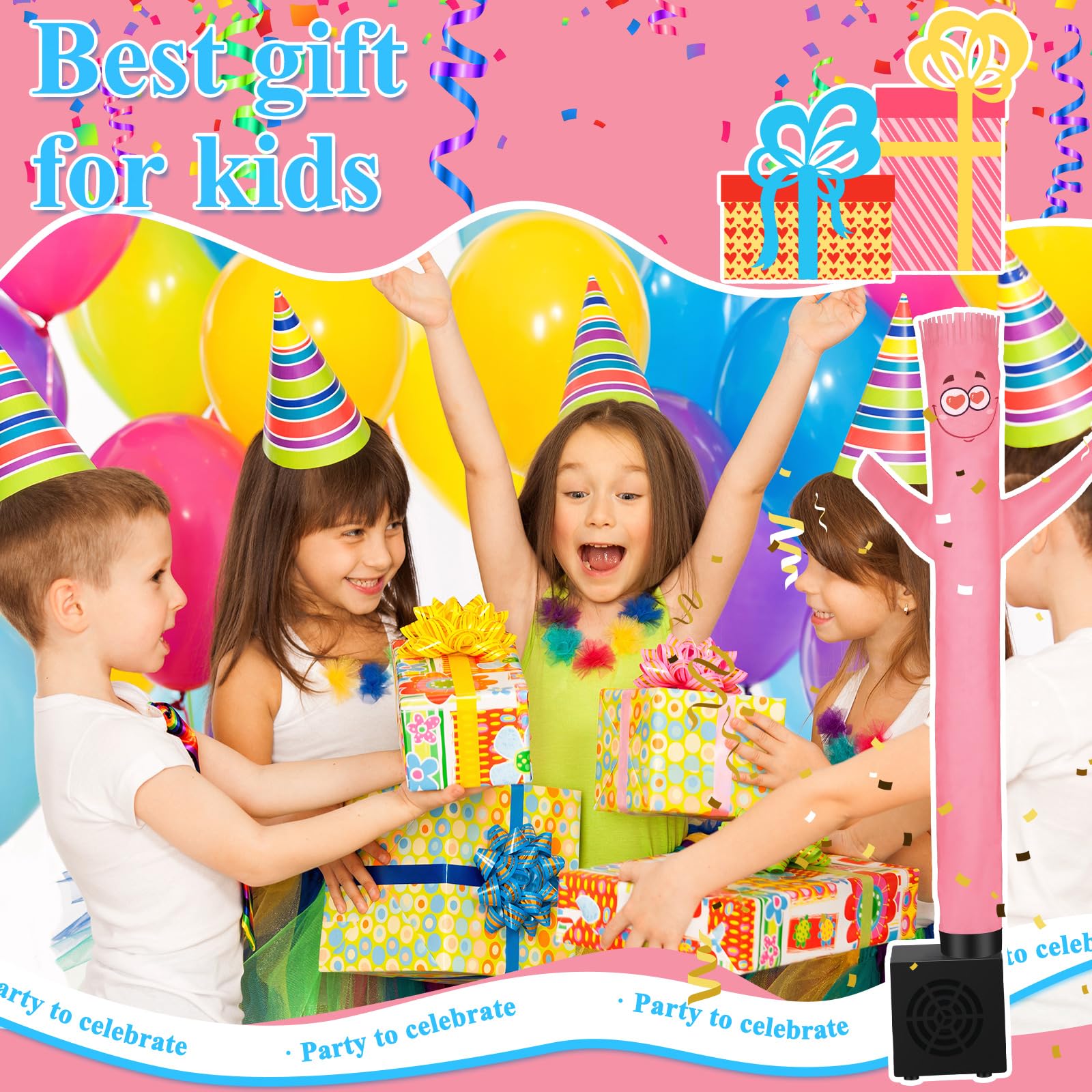 Snapklik.com : Poen Mini Wacky Waving Inflatable Tube Guy For Kids Gift