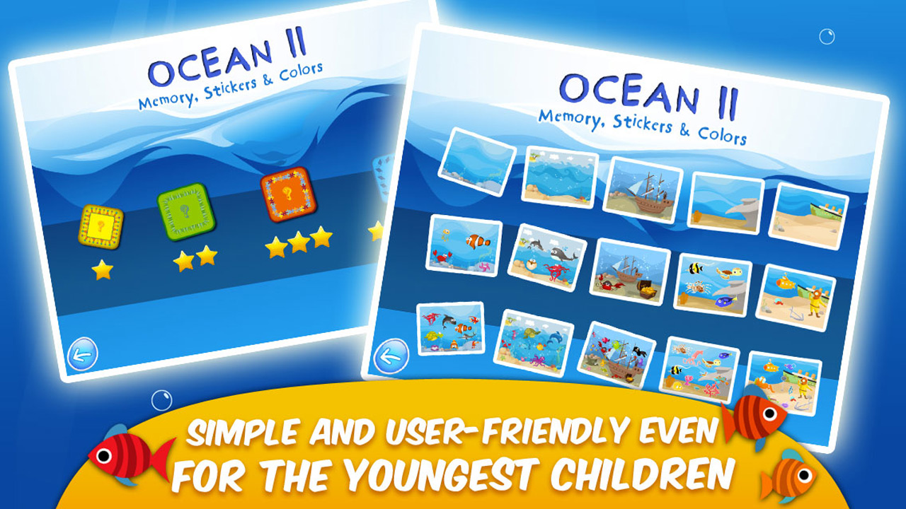 Ocean II - Matching, Stickers and Colors Games for Kids - App on Amazon ...