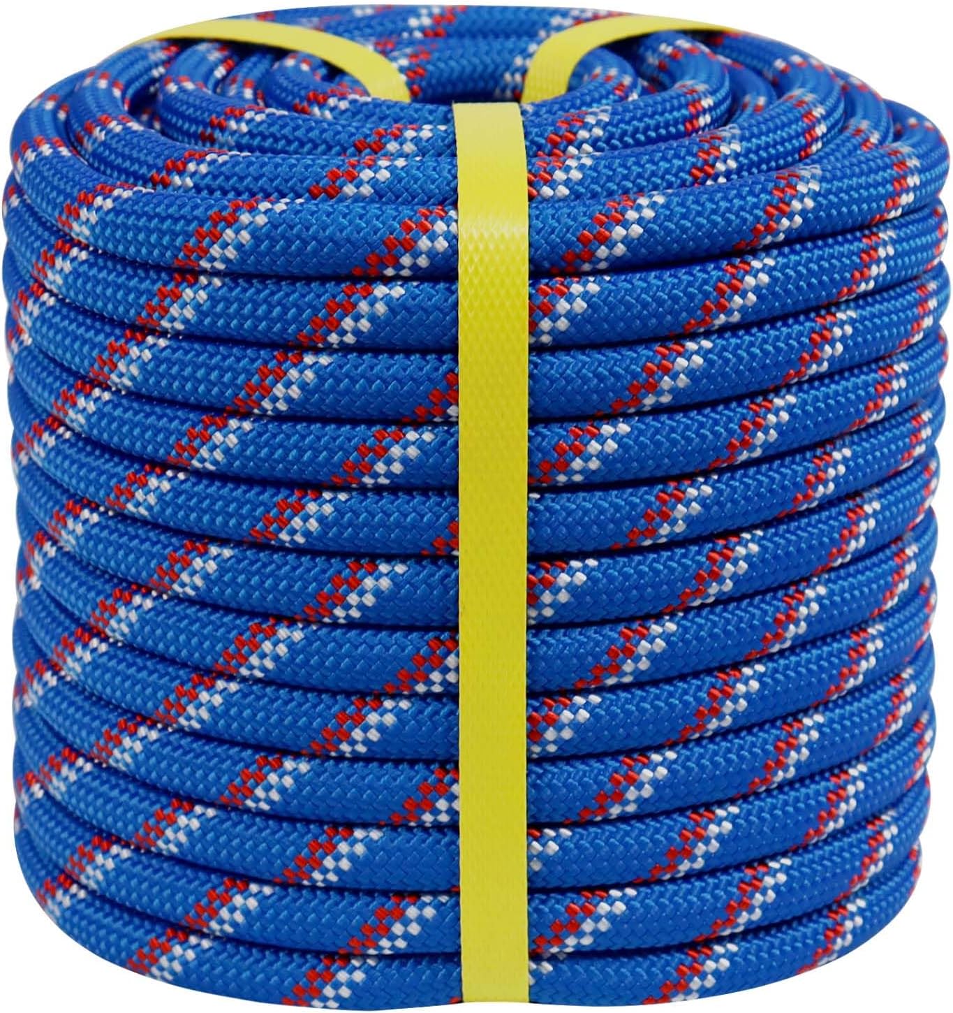 Amazon.com: CRAYZA Static Climbing Rope (1/2 in x 100 ft) Double ...