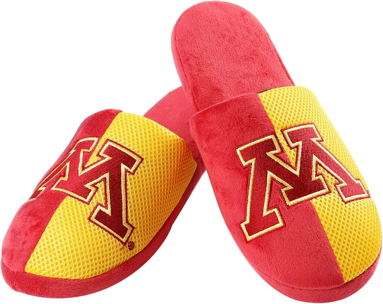 Amazon.com : FOCO Men's NCAA Team Logo Staycation Plush House Shoes ...