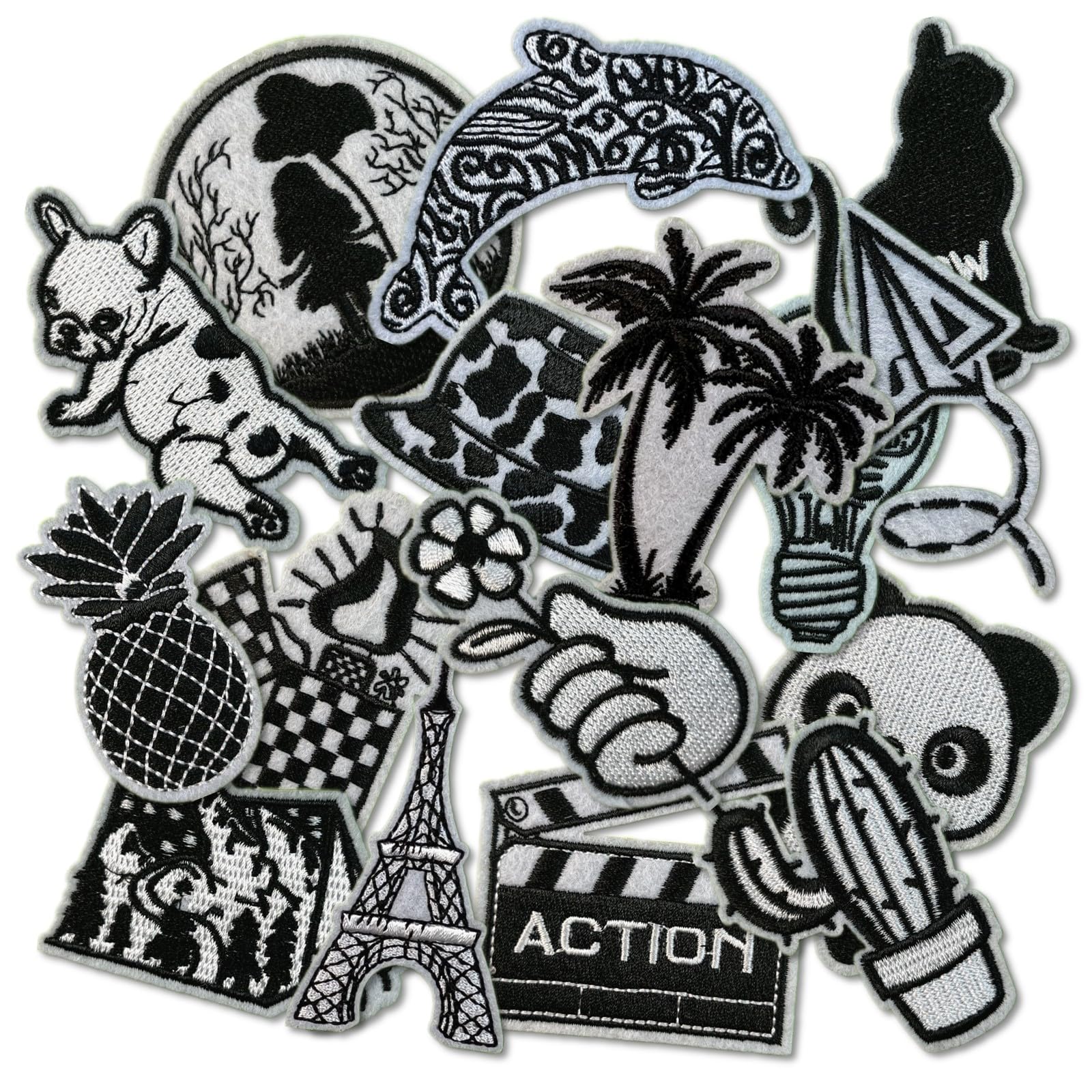 Amazon.com: Kawaii Cartoon Iron On Patches, Cute Decor Patches for ...