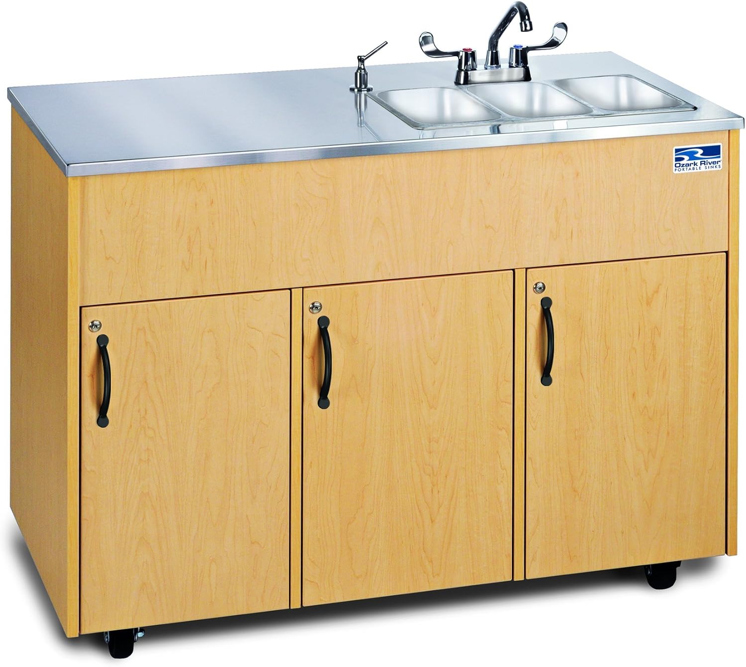 Ozark River Portable Sinks ADAVM-SS-SS3N Silver Advantage 3 Portable ...