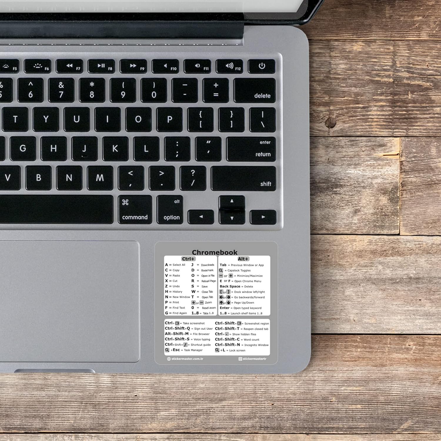 Amazon.com: Sticker Master Chrome OS Reference Keyboard Shortcut ...