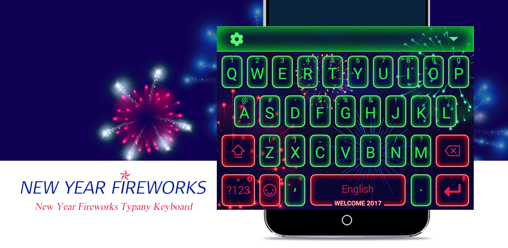 New Year Fireworks Theme&Emoji Keyboard:Amazon.co.uk:Appstore for Android