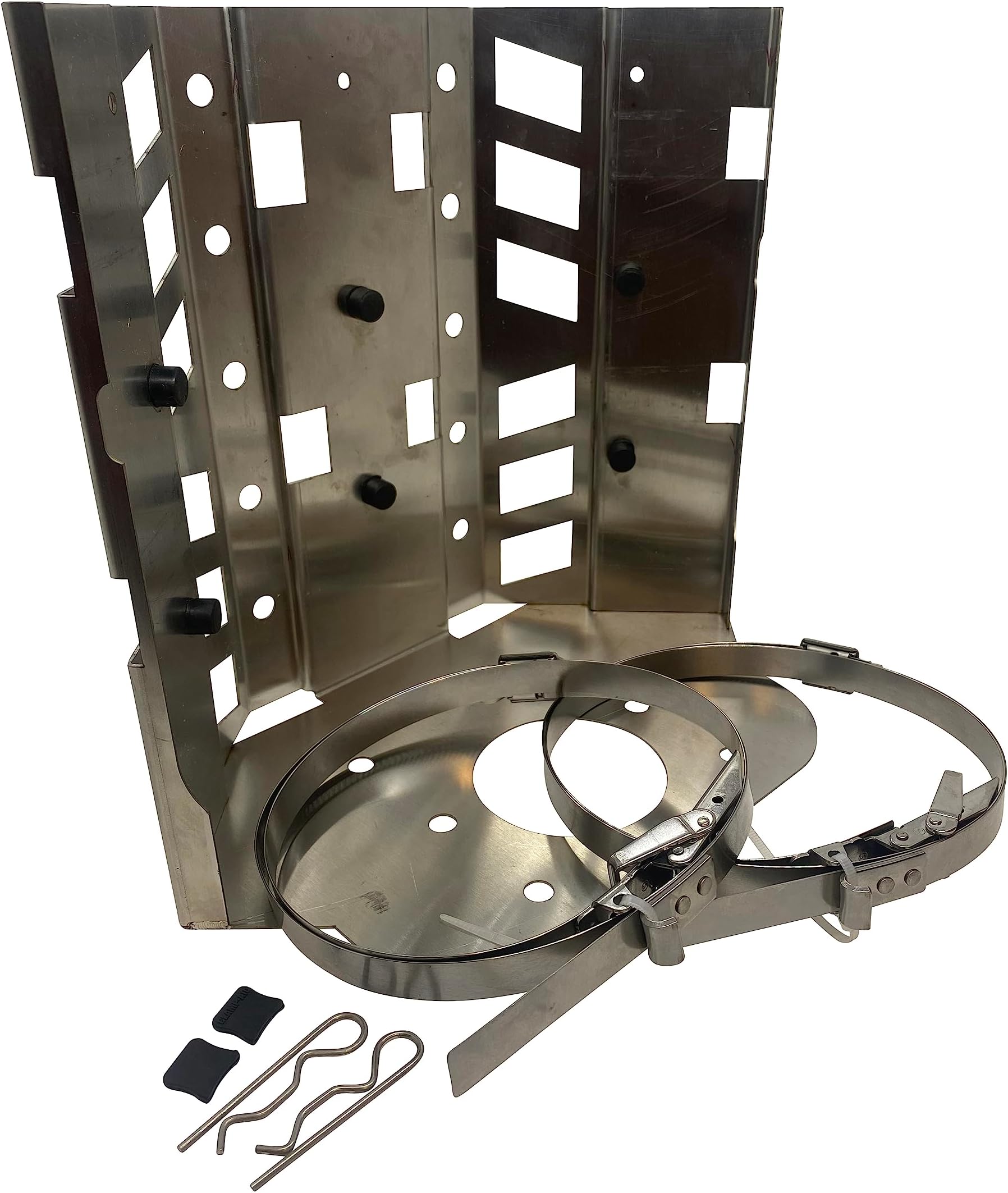 Amazon.com: 20 lb Propane Tank Mount Stainless Steel Vehicle RV Camper ...